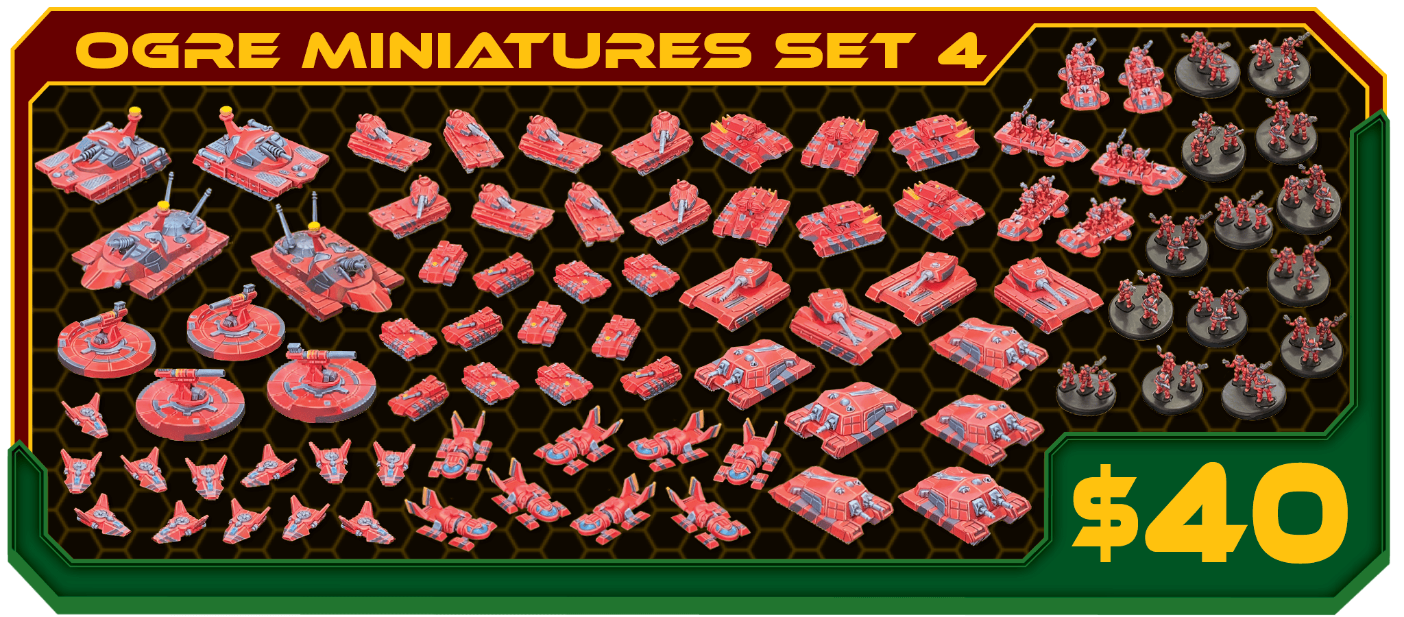 1x Ogre Miniatures Set 4 | Ogre Miniatures Set 4 - BackerKit