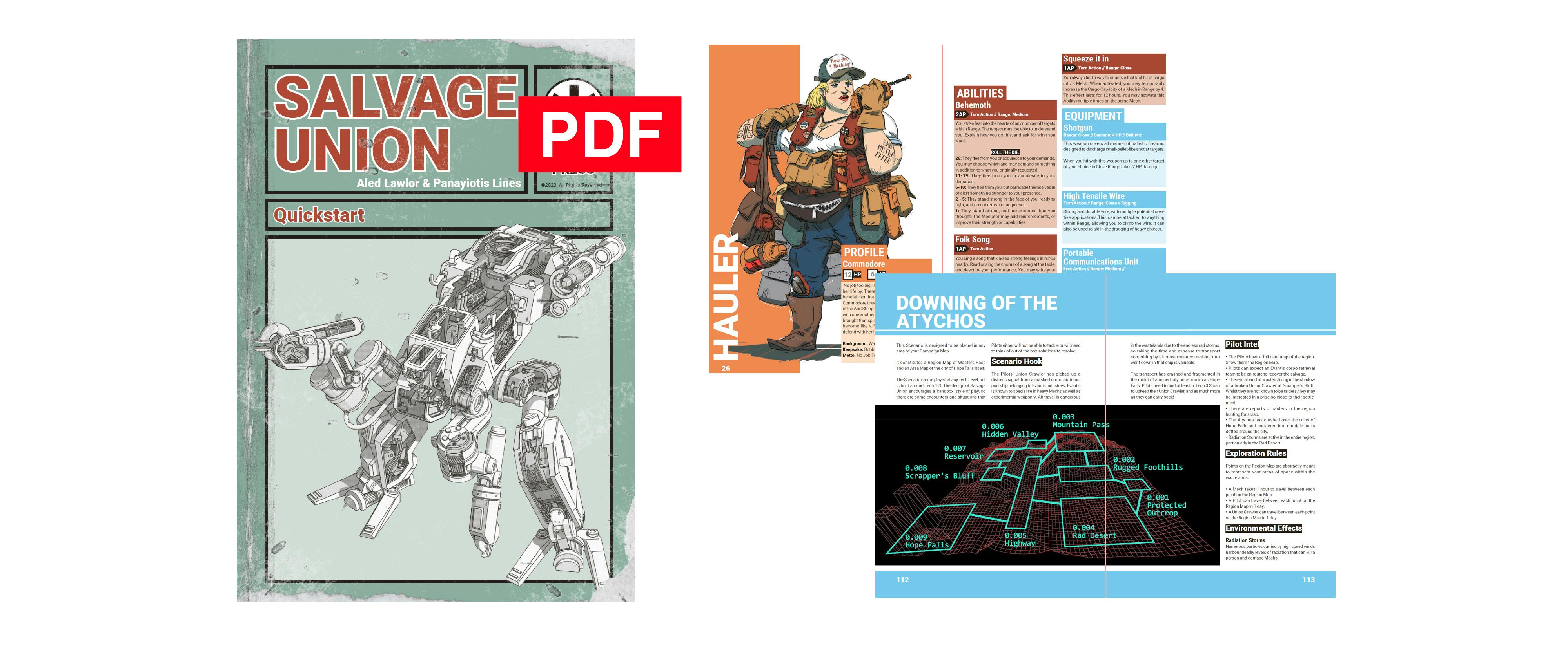 Salvage Union Starter Set - BackerKit