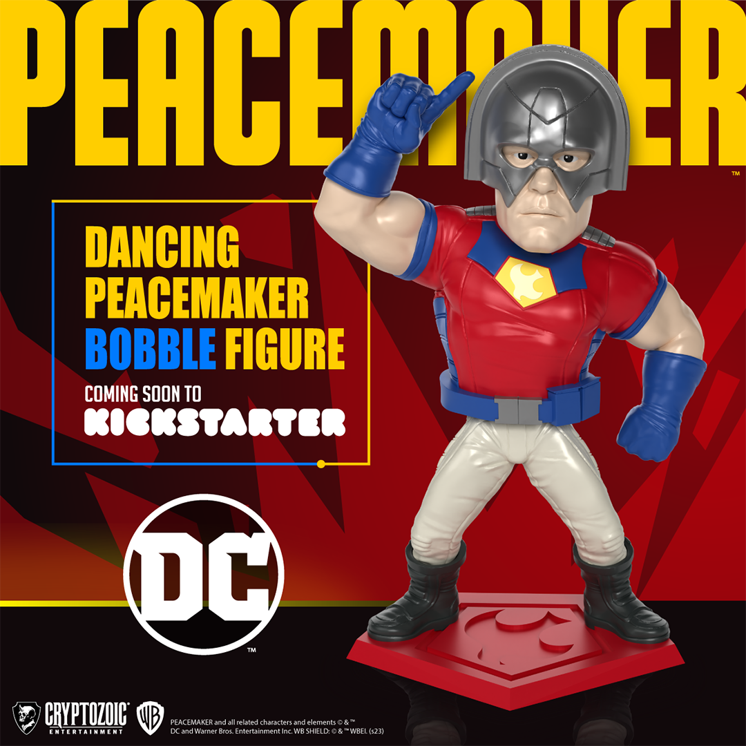 Get Ready for Dancing Peacemaker Bobble Figure