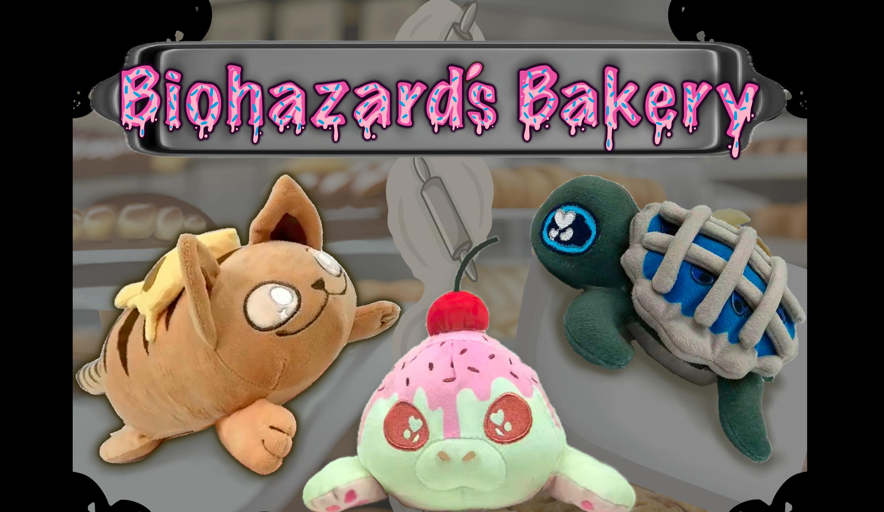 Three Tasty Treats Plushie | Biohazard's Bakery Buddies - BackerKit