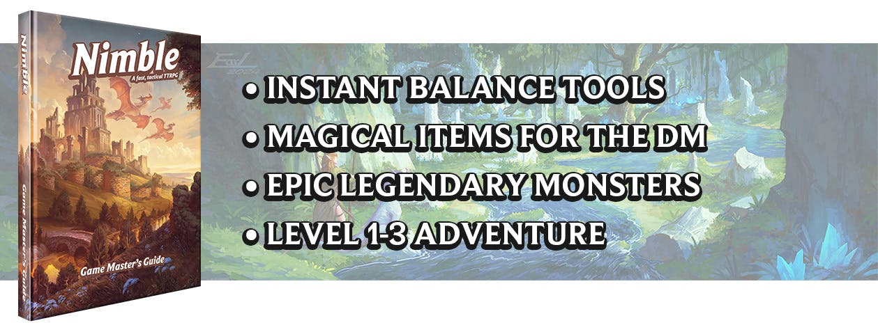 Nimble 2: A Fast, Tactical, 5e Compatible, RPG - BackerKit