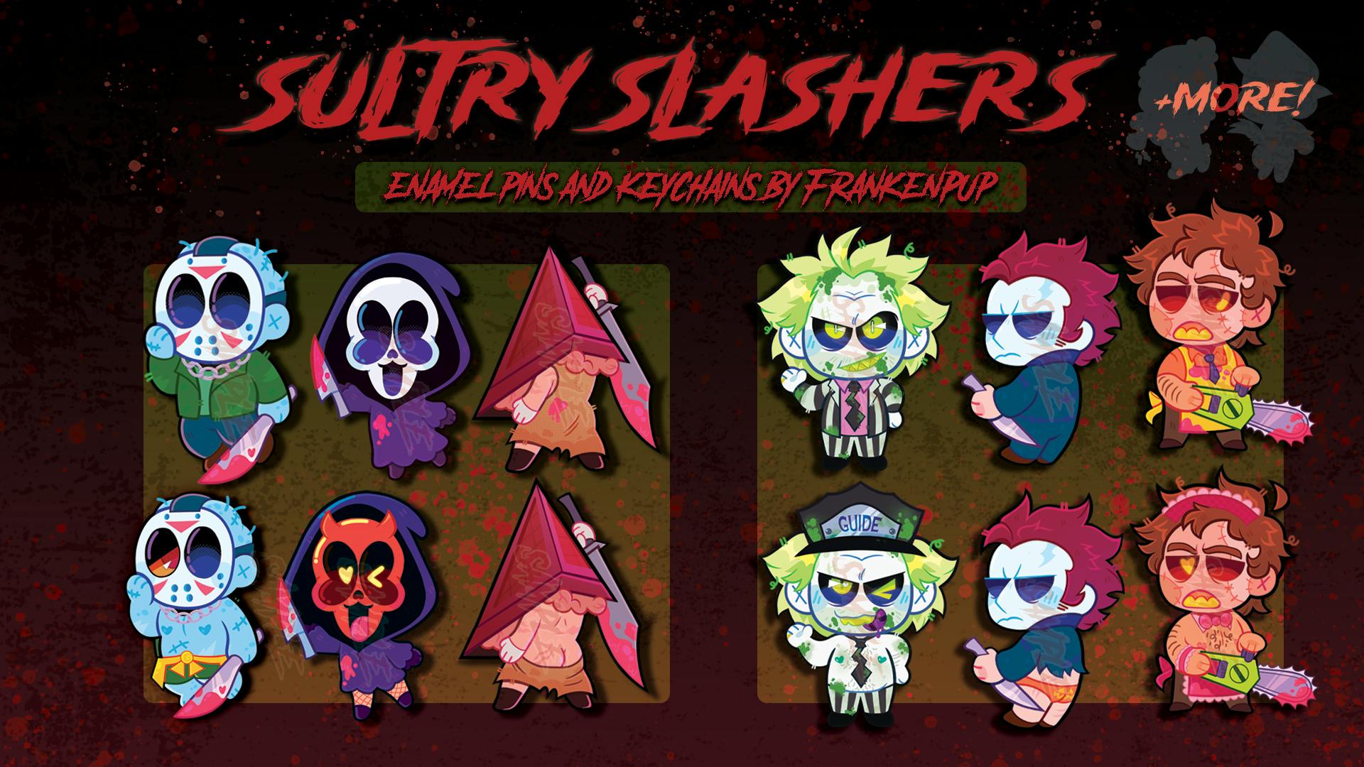Sultry Slashers - Enamel Pins - BackerKit