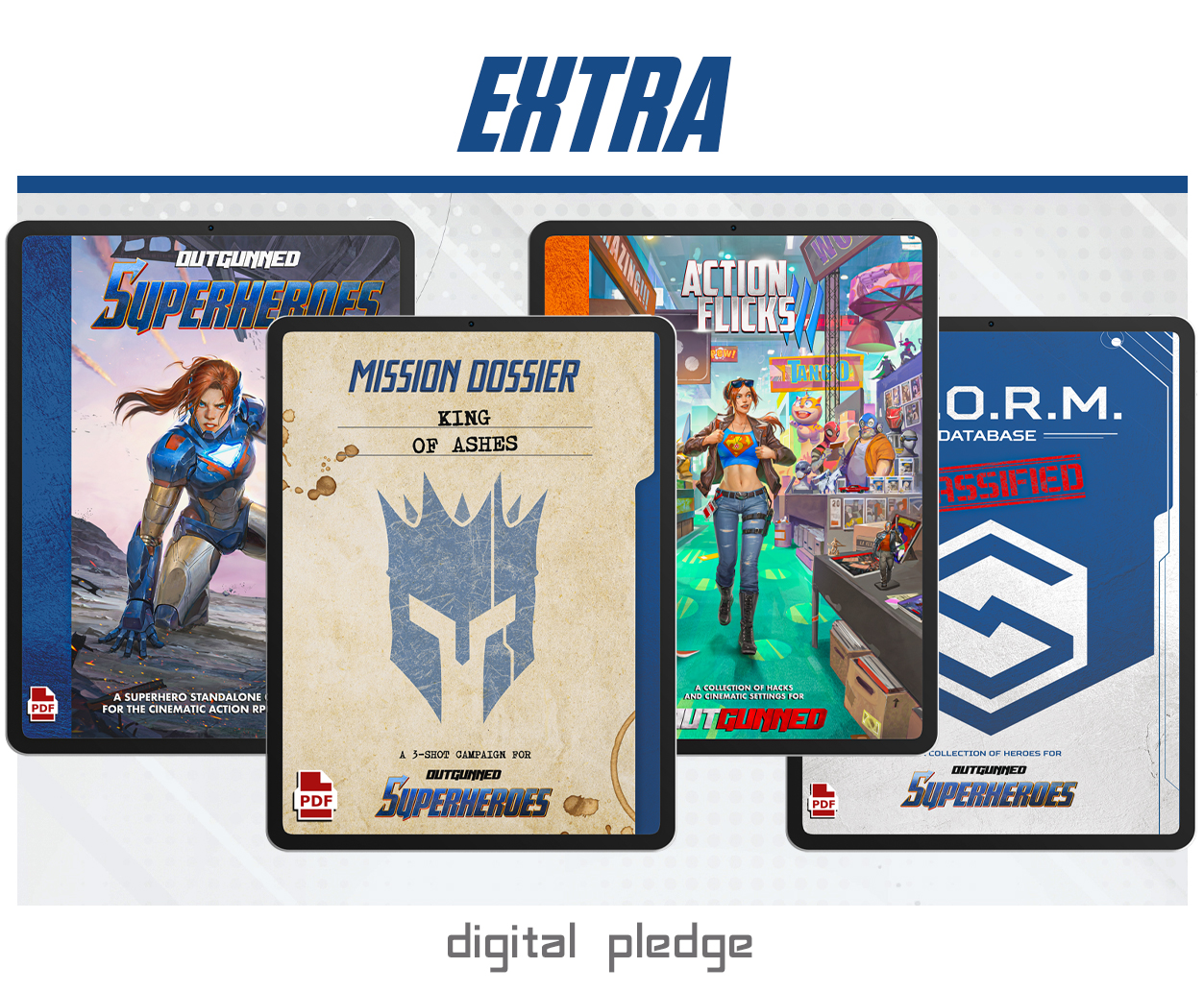 Outgunned Superheroes Project Update: PHASE 3: PLEDGEMANIA - BackerKit