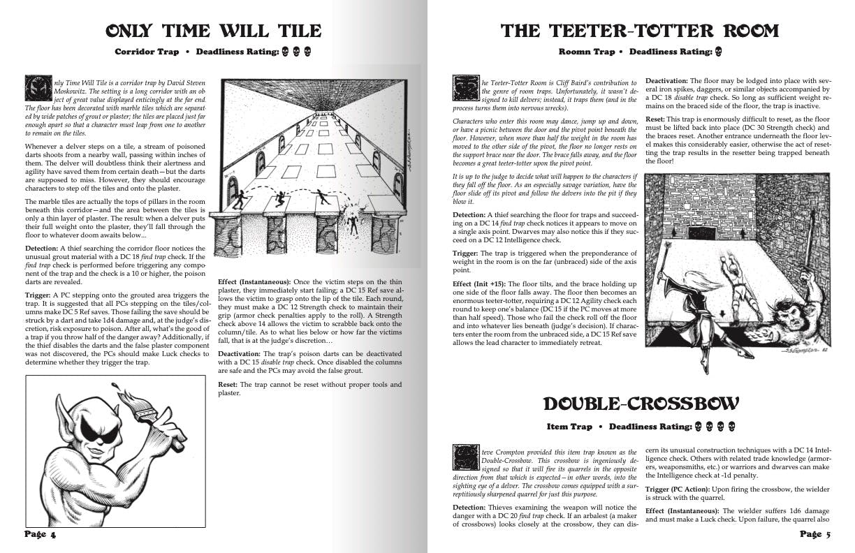 Grimtooth's Old-School Traps for 5E and DCC - BackerKit