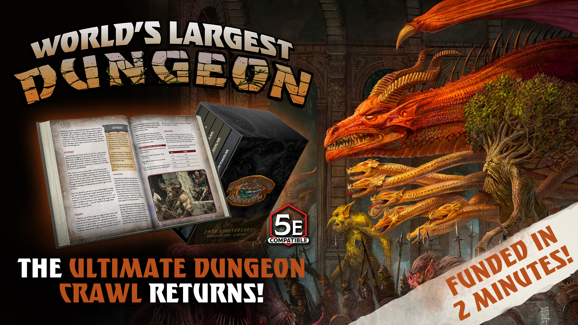 VTT support on The World's Largest Dungeon - BackerKit