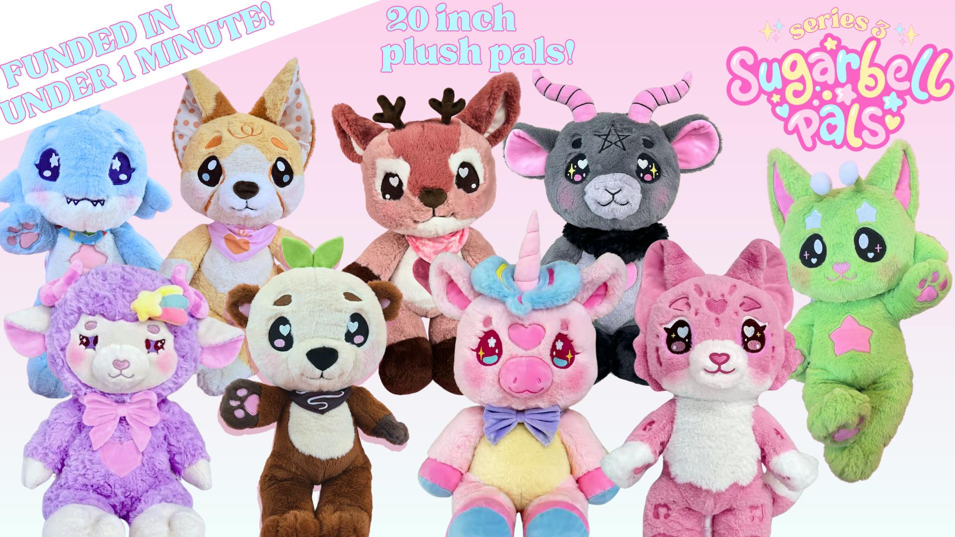 Sugarbell Pals: Comforting plush pals Series 3 Project Update: PAY OVER ...