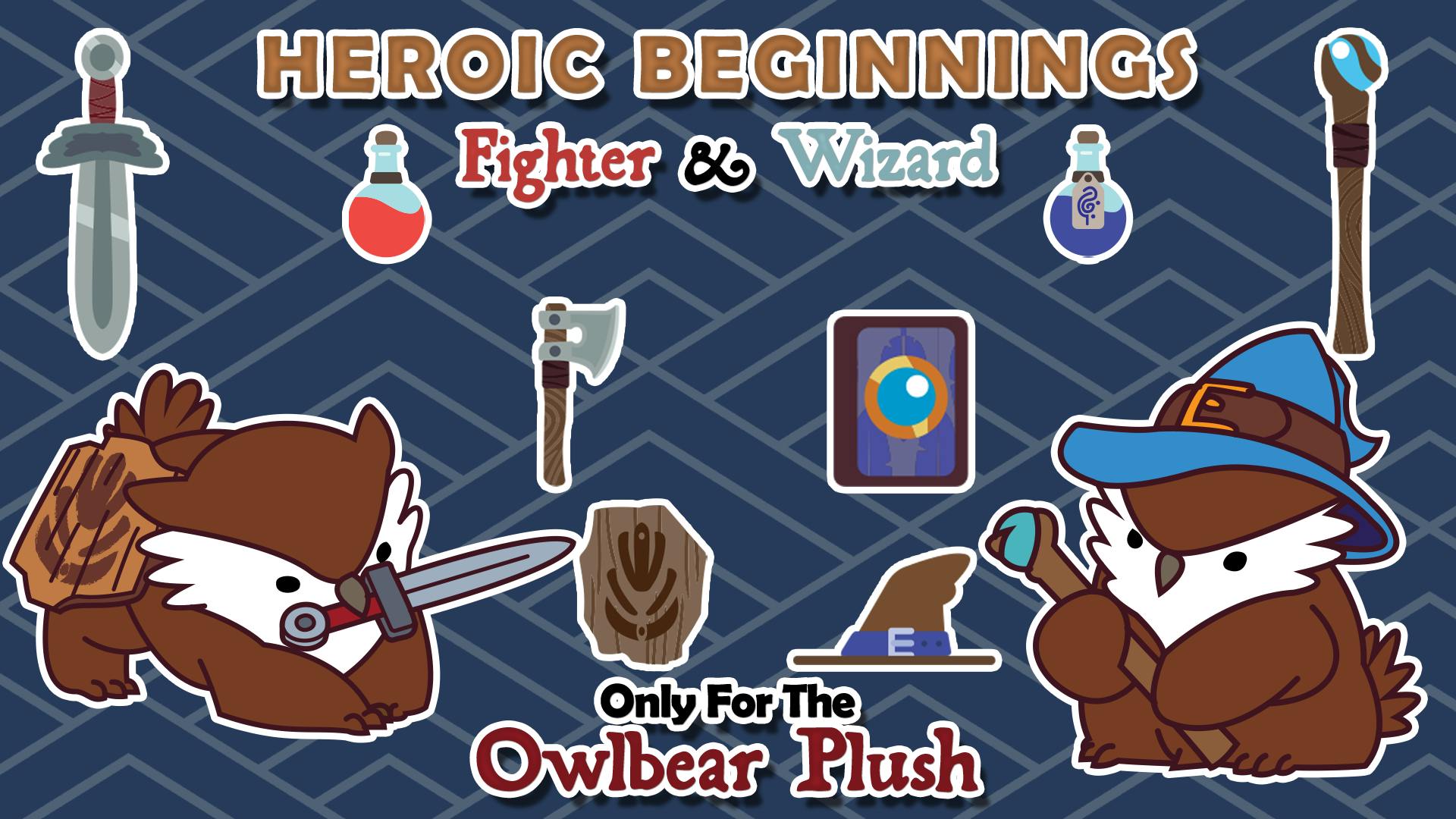 Heroic Beginnings: Fighter & Wizard Owlbear Accessories Project Update ...