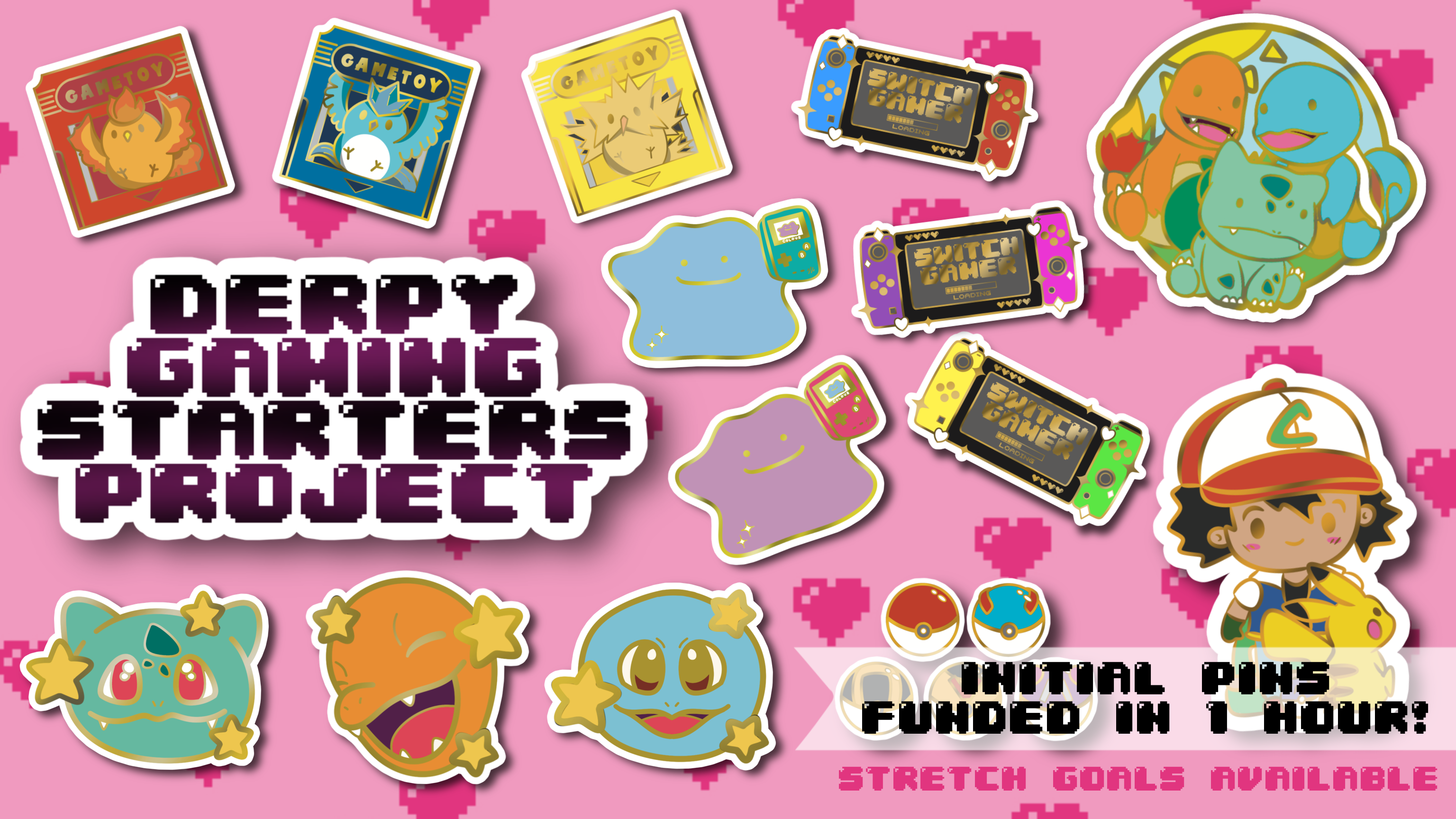 Derpy Gaming Starters - Enamel Pins and more! Updates - BackerKit