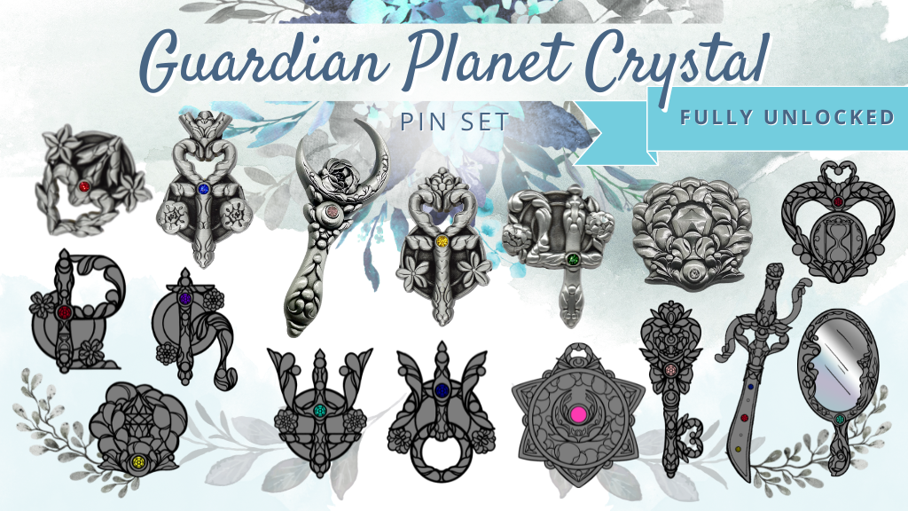 Guardian Planet Crystal Pin Set - BackerKit