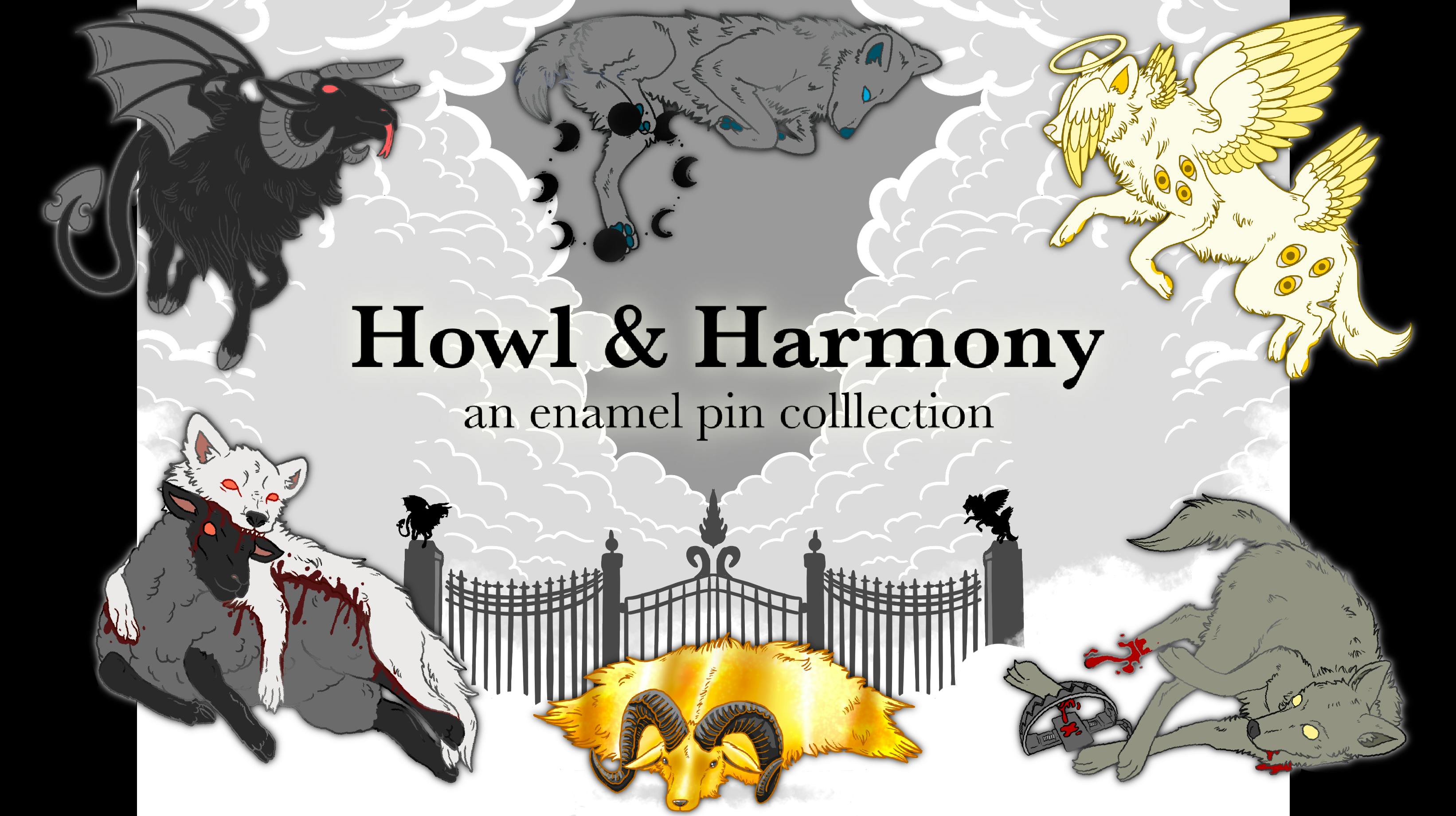 Howl & Harmony: A Duality Enamel Pin Collection Project Update: Backers ...