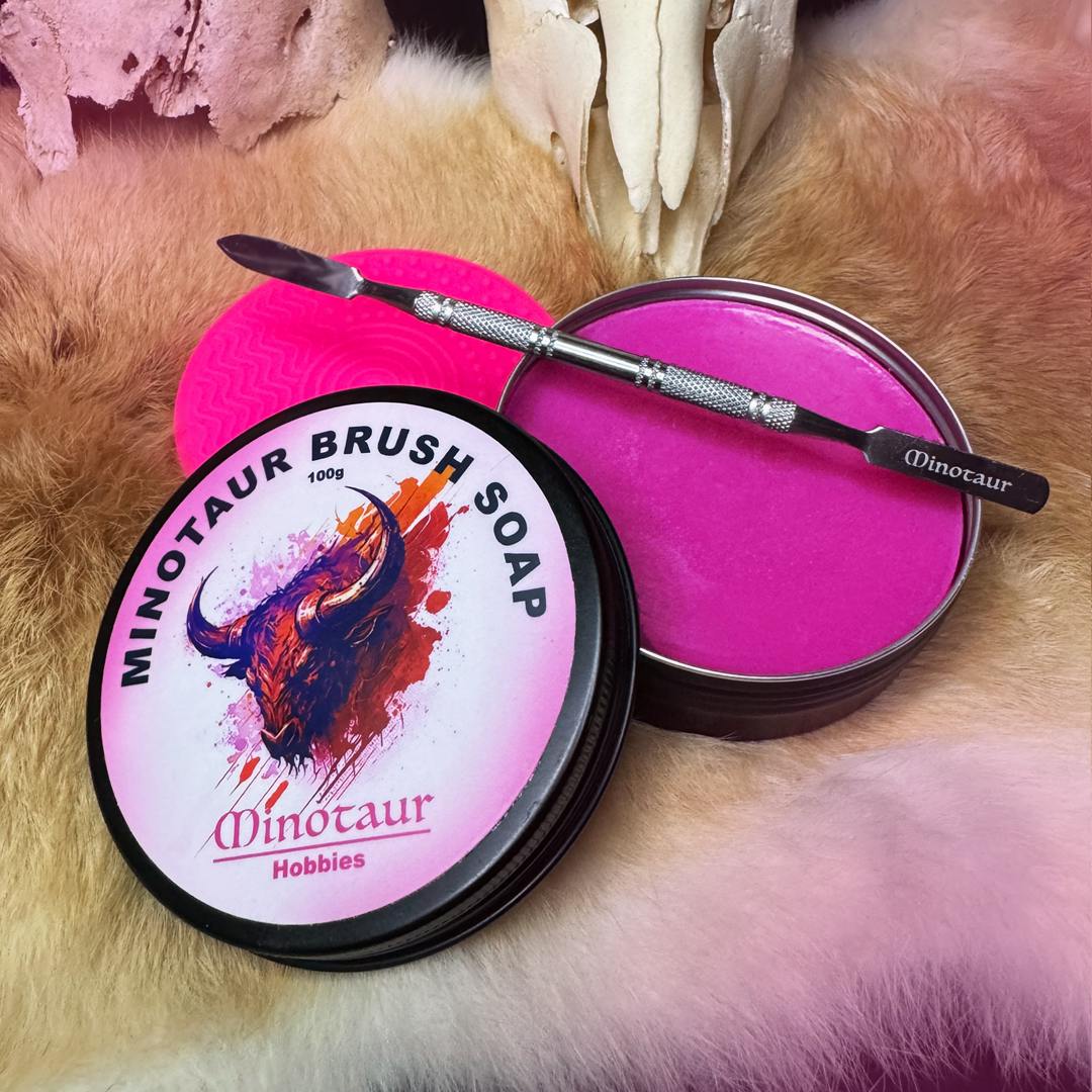 Minotaur Synthwave Brush Set for Miniature Painting - BackerKit