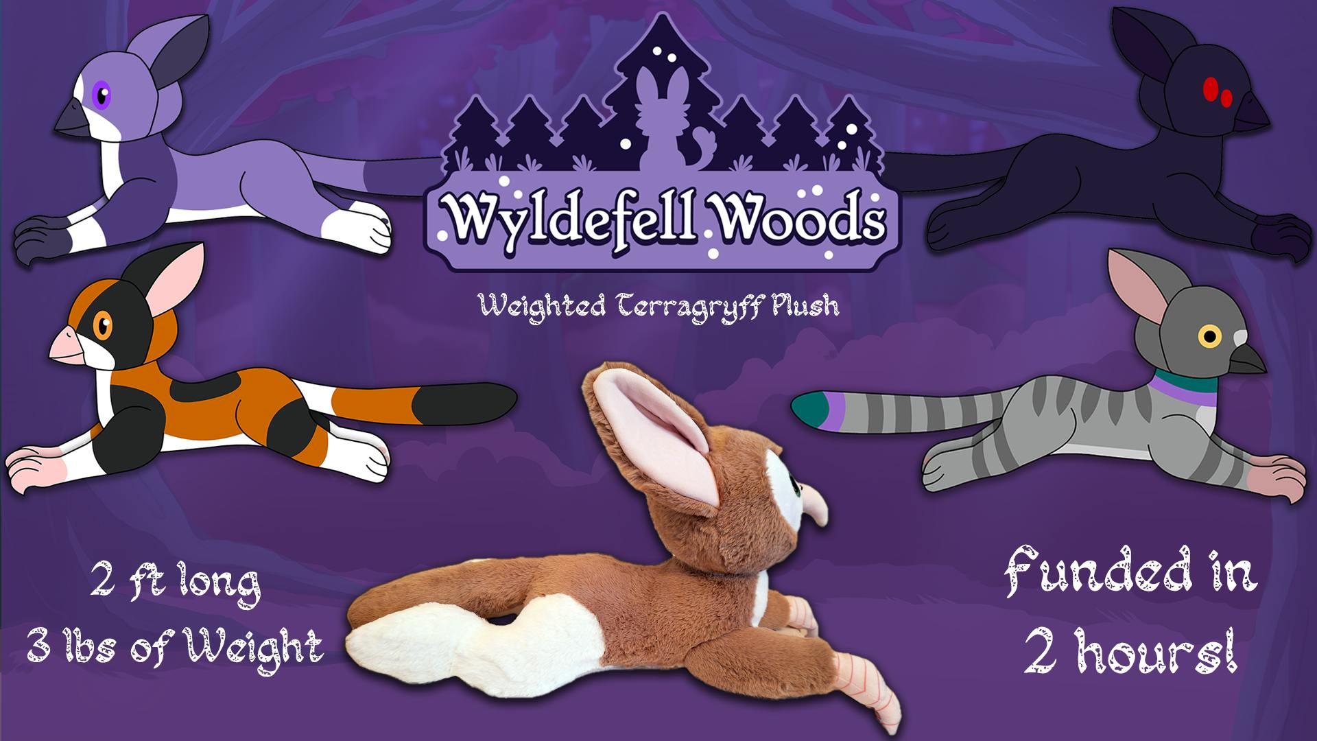 Wyldefell Woods - Weighted Terragryff Plush Project Update: Help reach ...