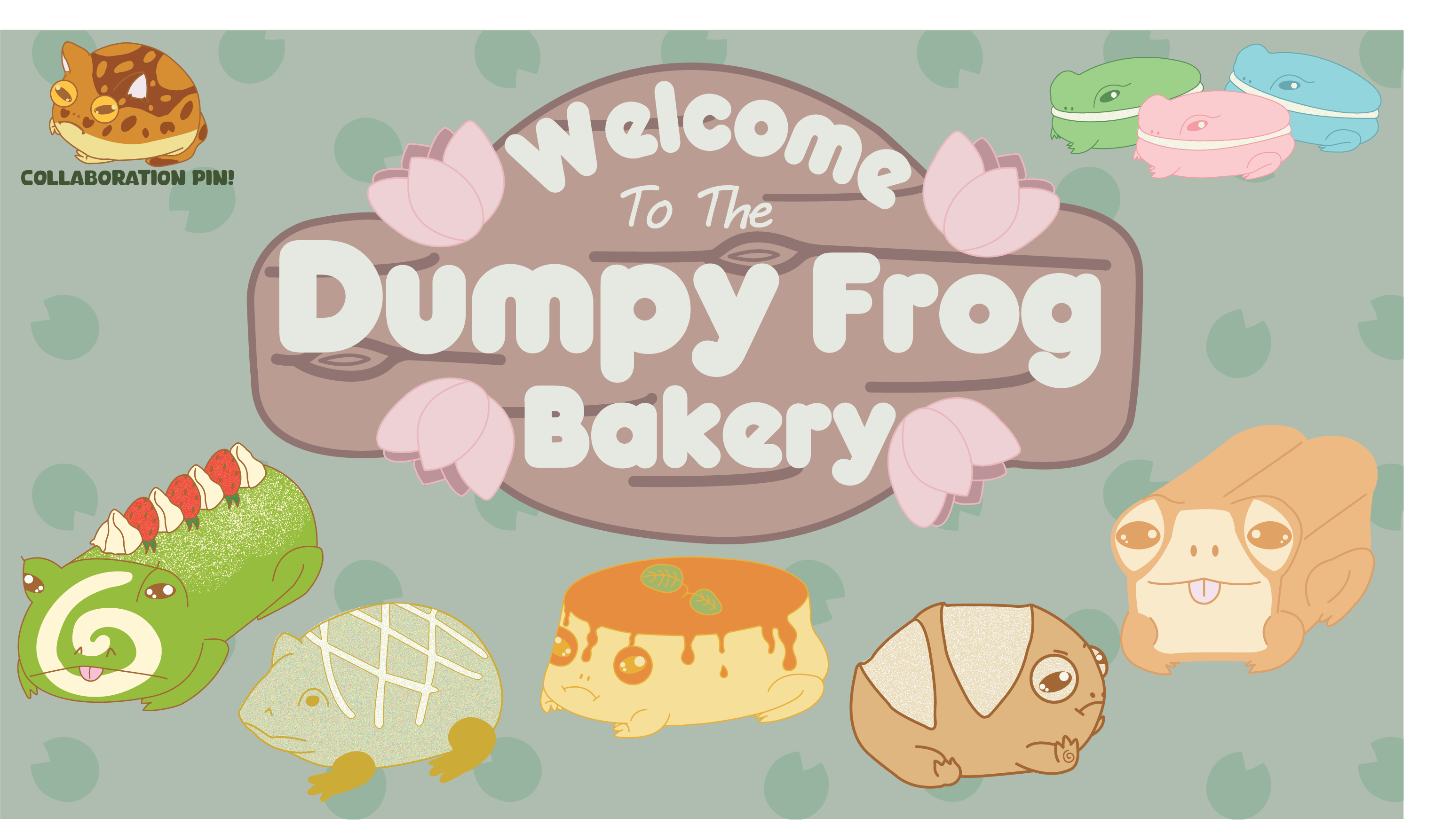 Dumpy Frog Bakery - Enamel Pins - BackerKit