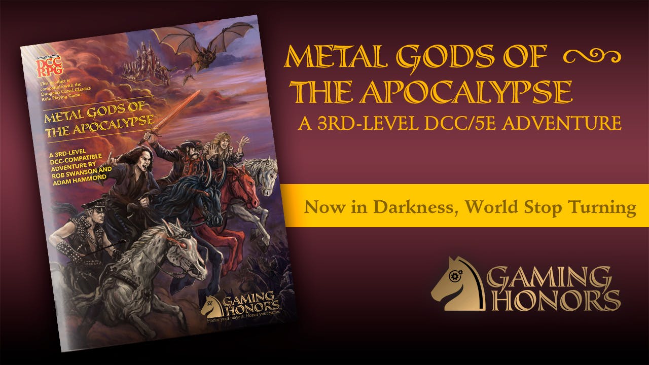 Metal Gods of the Apocalypse: A 3rd-Level Dungeon Crawl Classics- or 5E ...