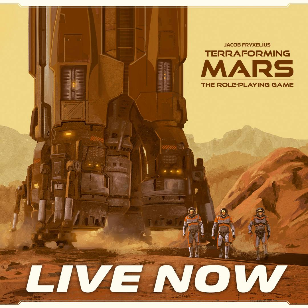 Terraforming Mars - the official TTRPG Project Update: TERRAFORMER'S TIPS: LIVING ON MARS ...