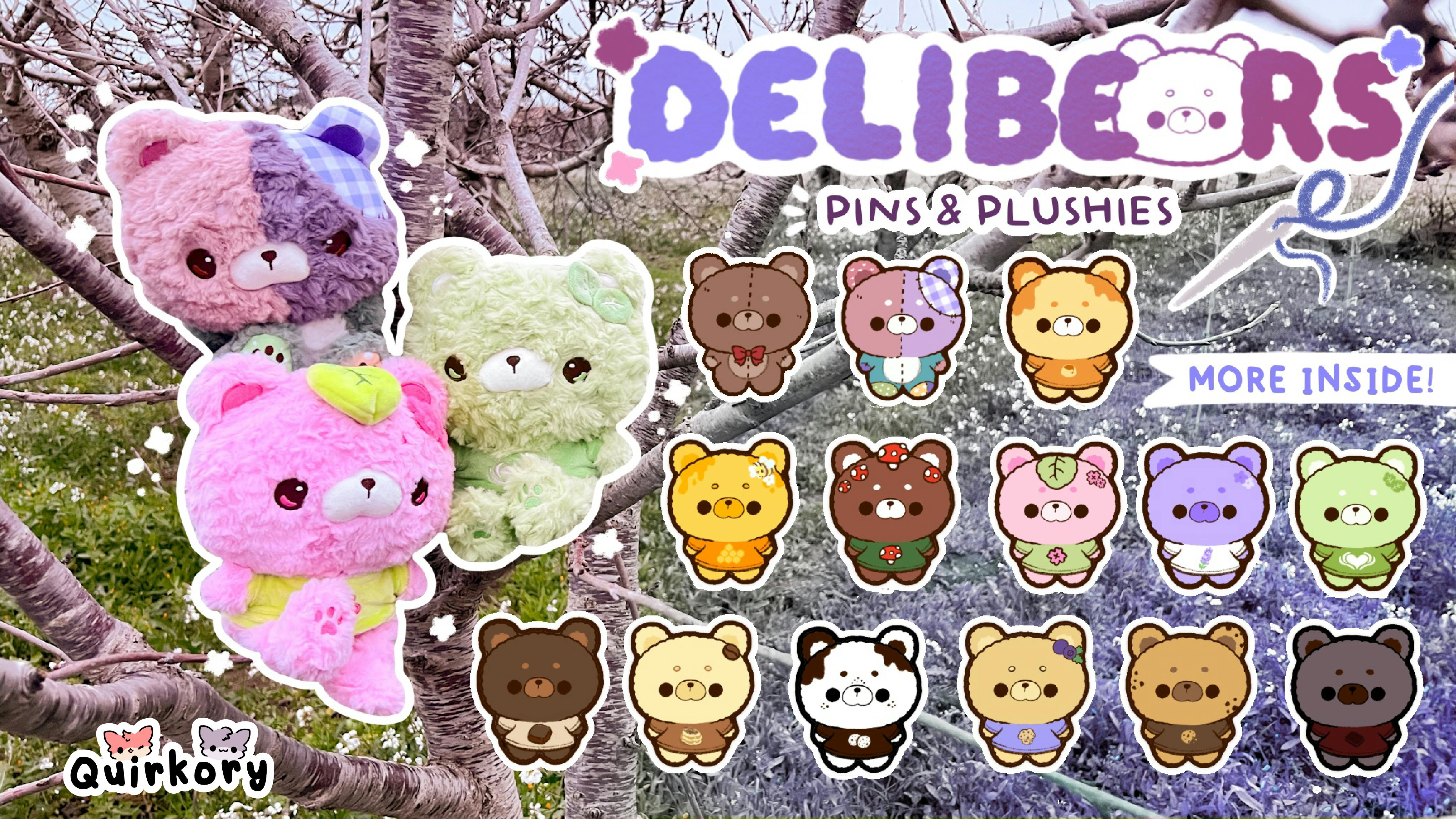 Delibears - Pins & Plushies ฅ՞•ﻌ•՞ฅ - BackerKit
