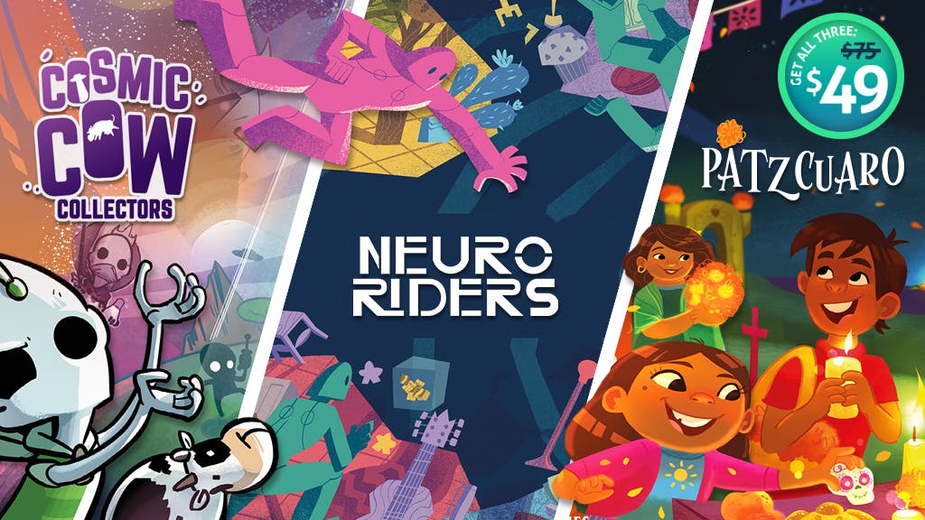 Launch Party | Cosmic Cow Collectors, Pátzcuaro, & Neuroriders - BackerKit