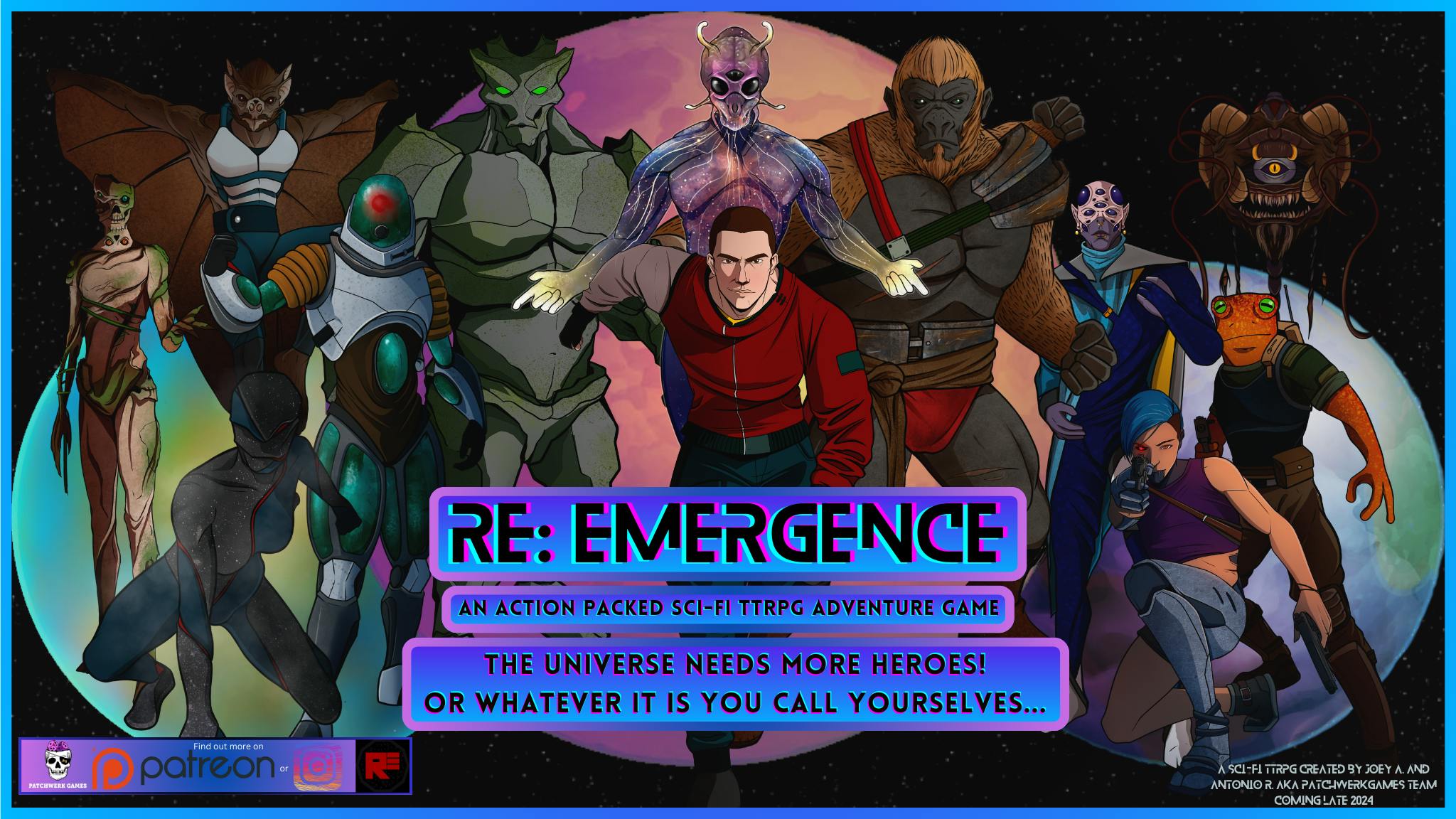 RE:EMERGENCE a sci-fi action adventure TTRPG - BackerKit