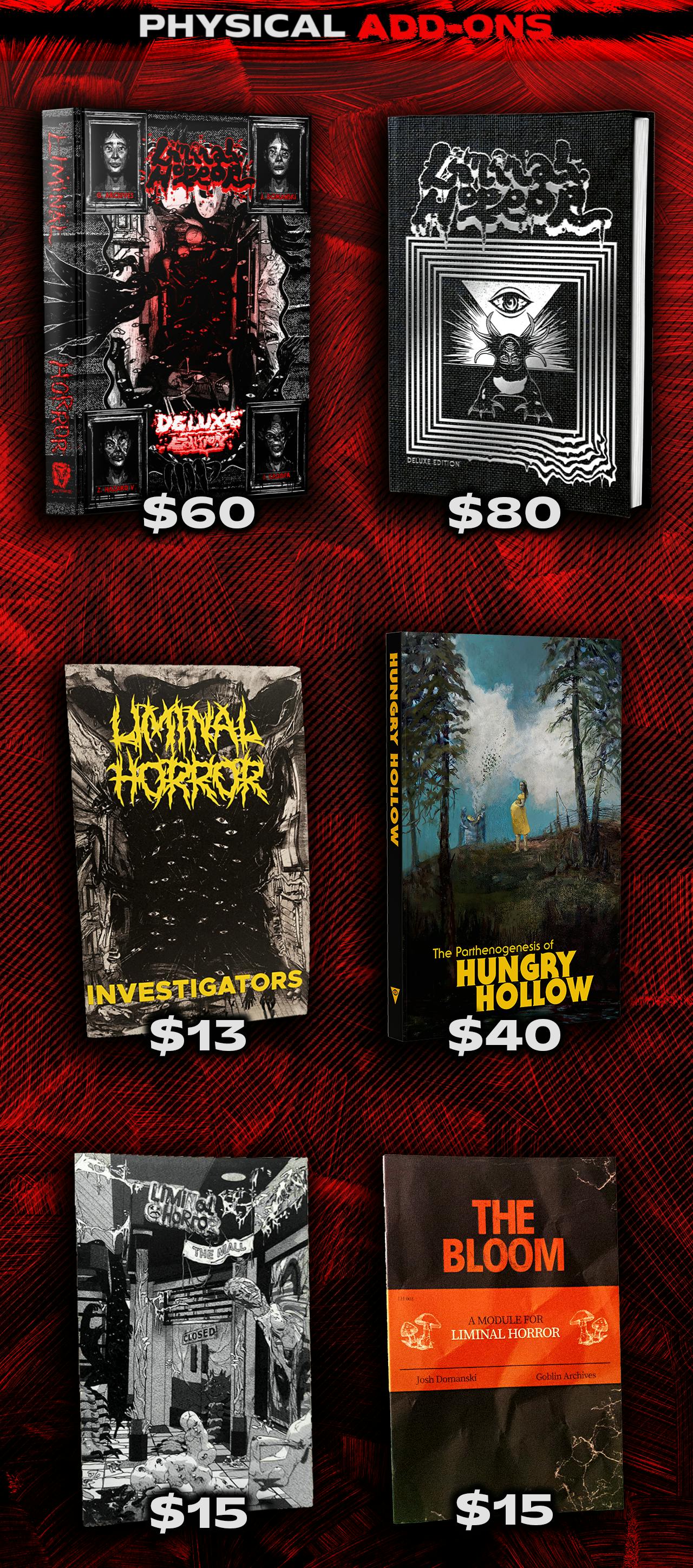 Liminal Horror Deluxe Edition - BackerKit