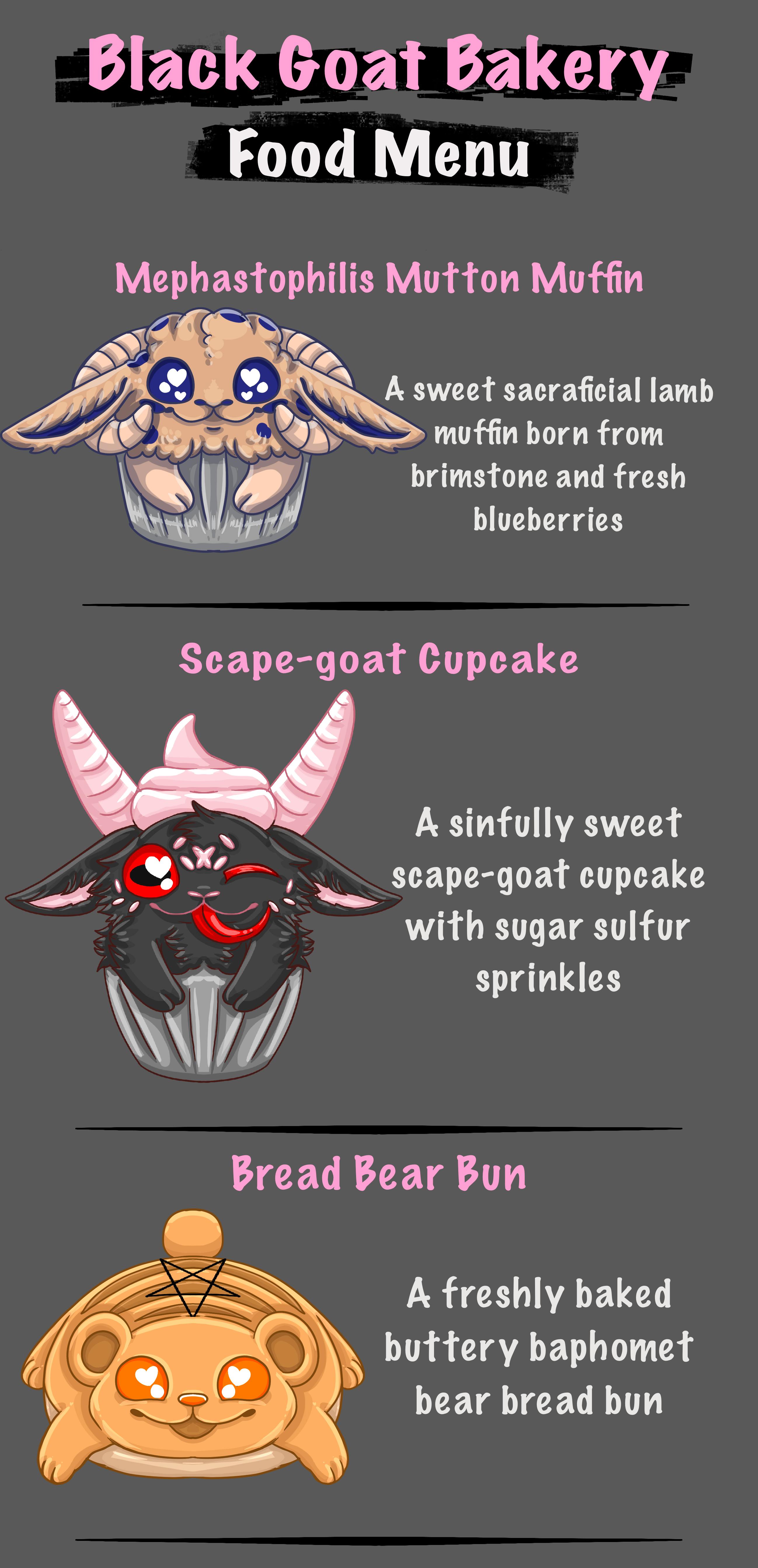 Black Goat Bakery, A delicious assortment of plush devilish delights ...