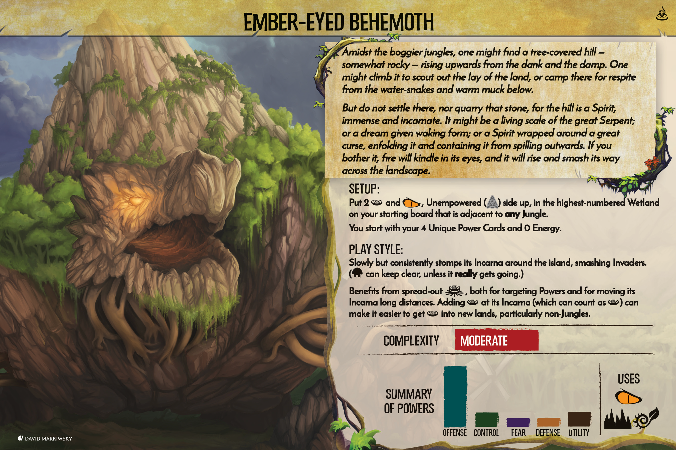 Spirit Island: Nature Incarnate Project Update: Spirit Reveal: Ember ...