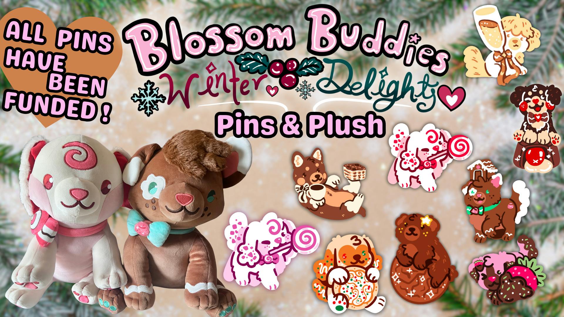 Blossom Buddies: Winter Delights (Pins & Plushies!) Project Update ...