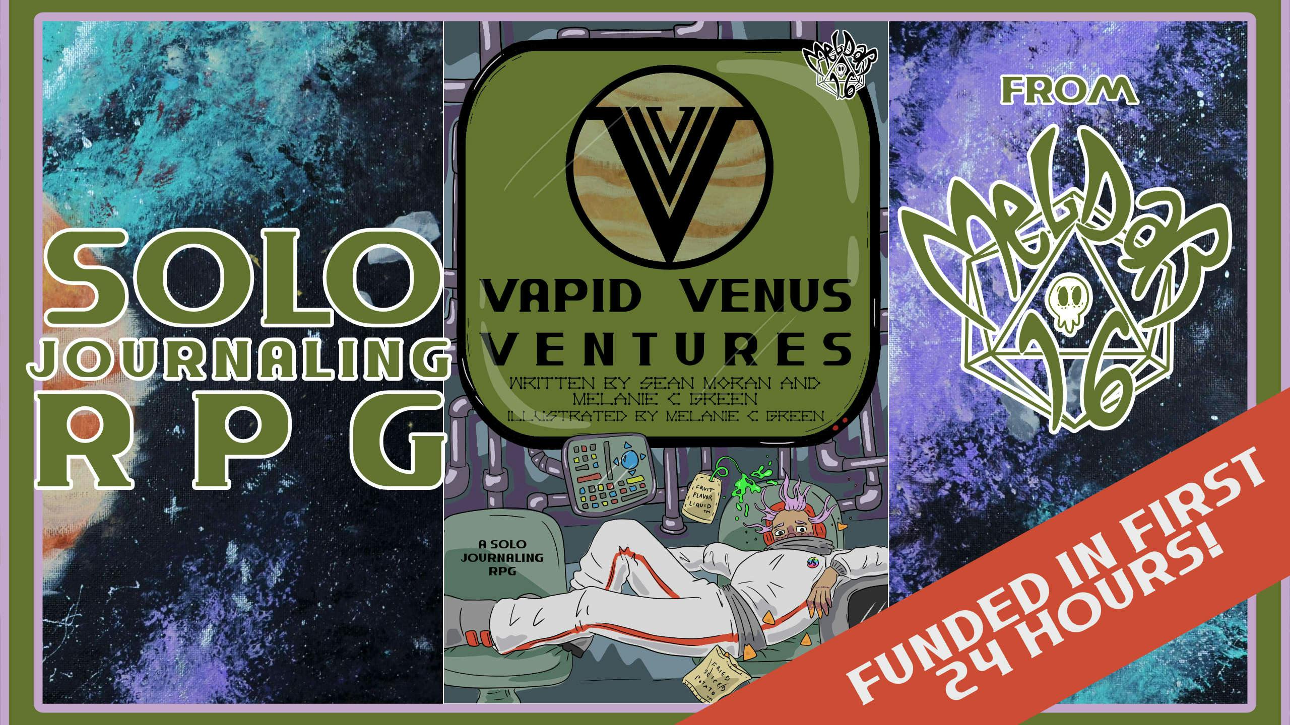 Vapid Venus Ventures - A Solo Journaling RPG Project Update: Nuts to Tariffs - BackerKit