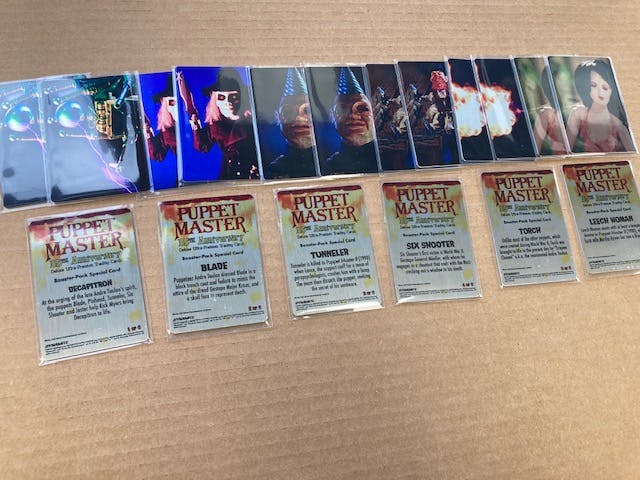 Puppet Master 35th Anniversary Trading Cards Project Update: Puppet ...
