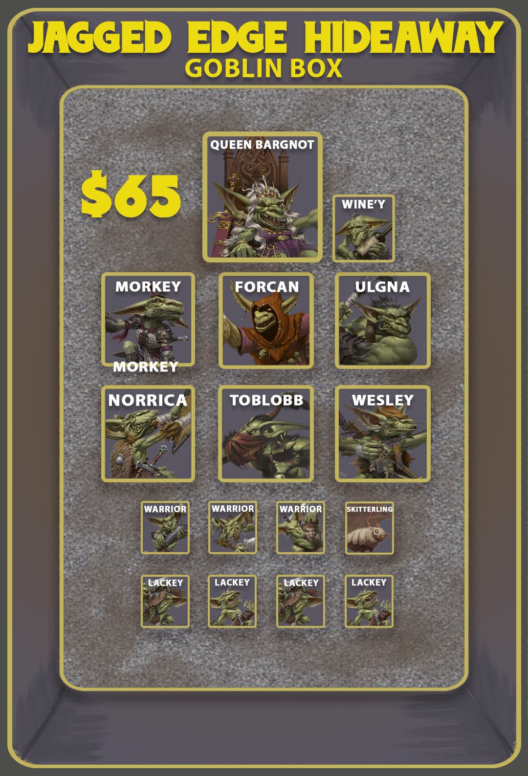 The Jagged Edge Hideaway Goblin Box - BackerKit