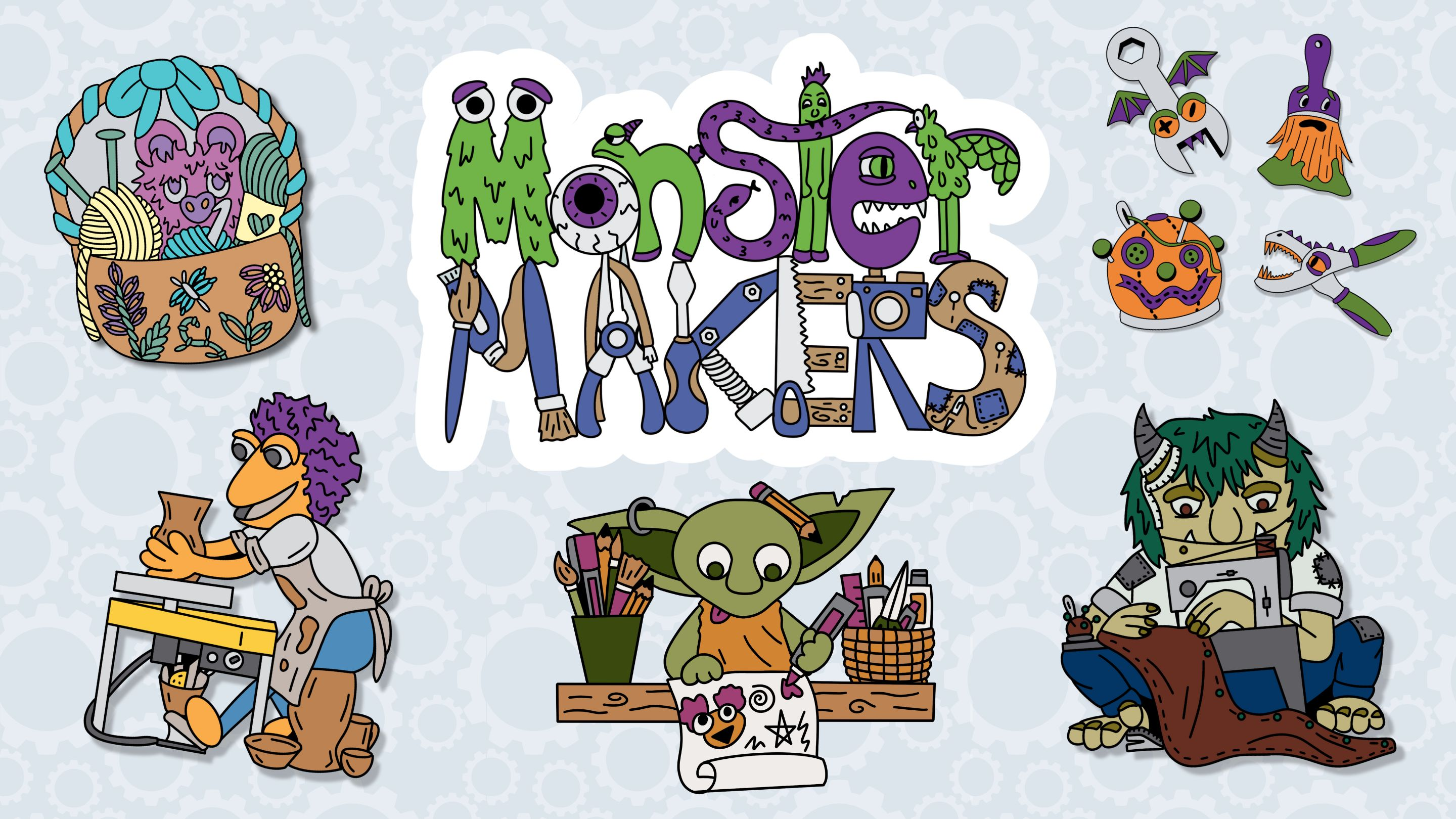 ALL the Monsters! | Monster Makers Pins - A Puppetry Inspired ...