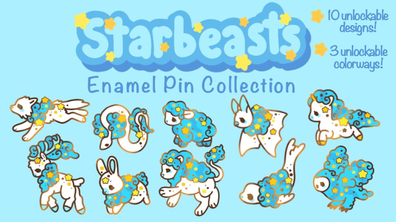 Launch Party | Starbeasts Enamel Pin Collection - BackerKit