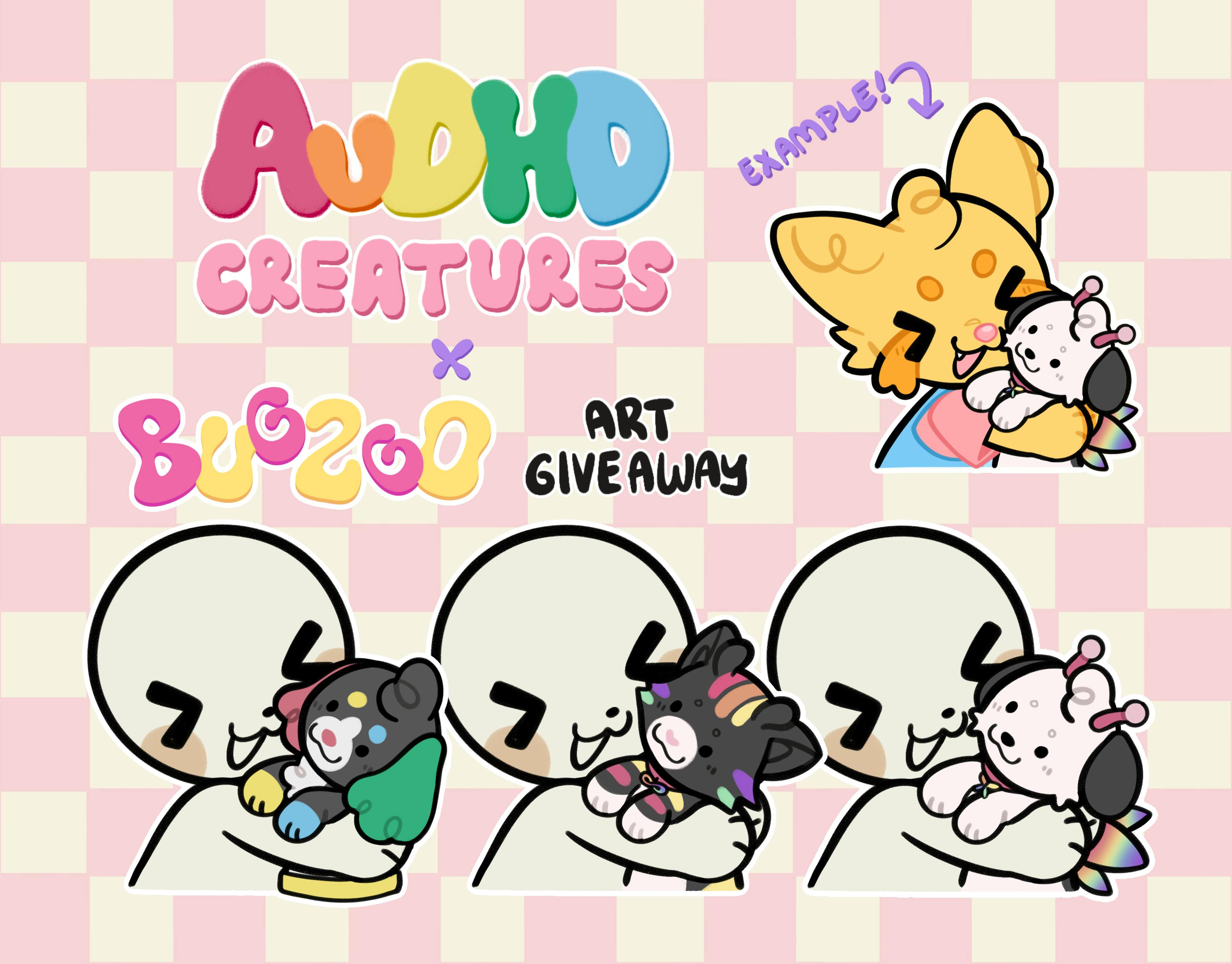 AuDHD creatures plushies + more! Project Update: ART GIVEAWAY with ...