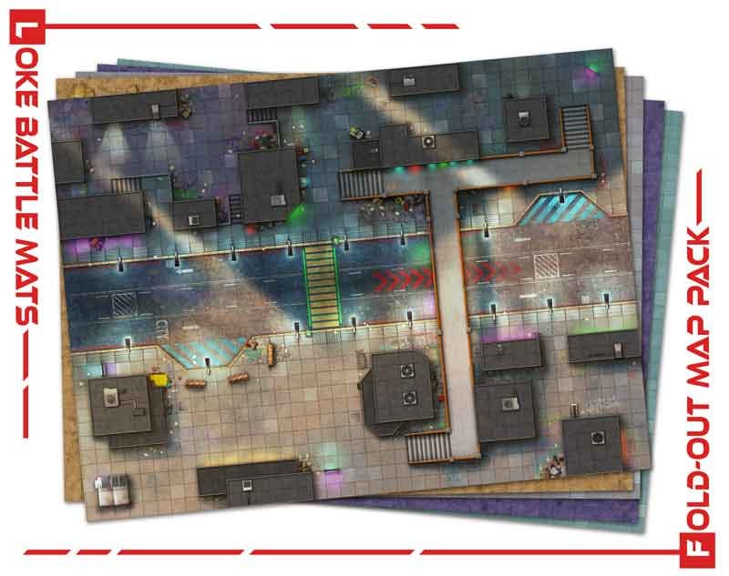 The Cyberpunk Set - Official RPG Battle Maps and MUCH more! - BackerKit