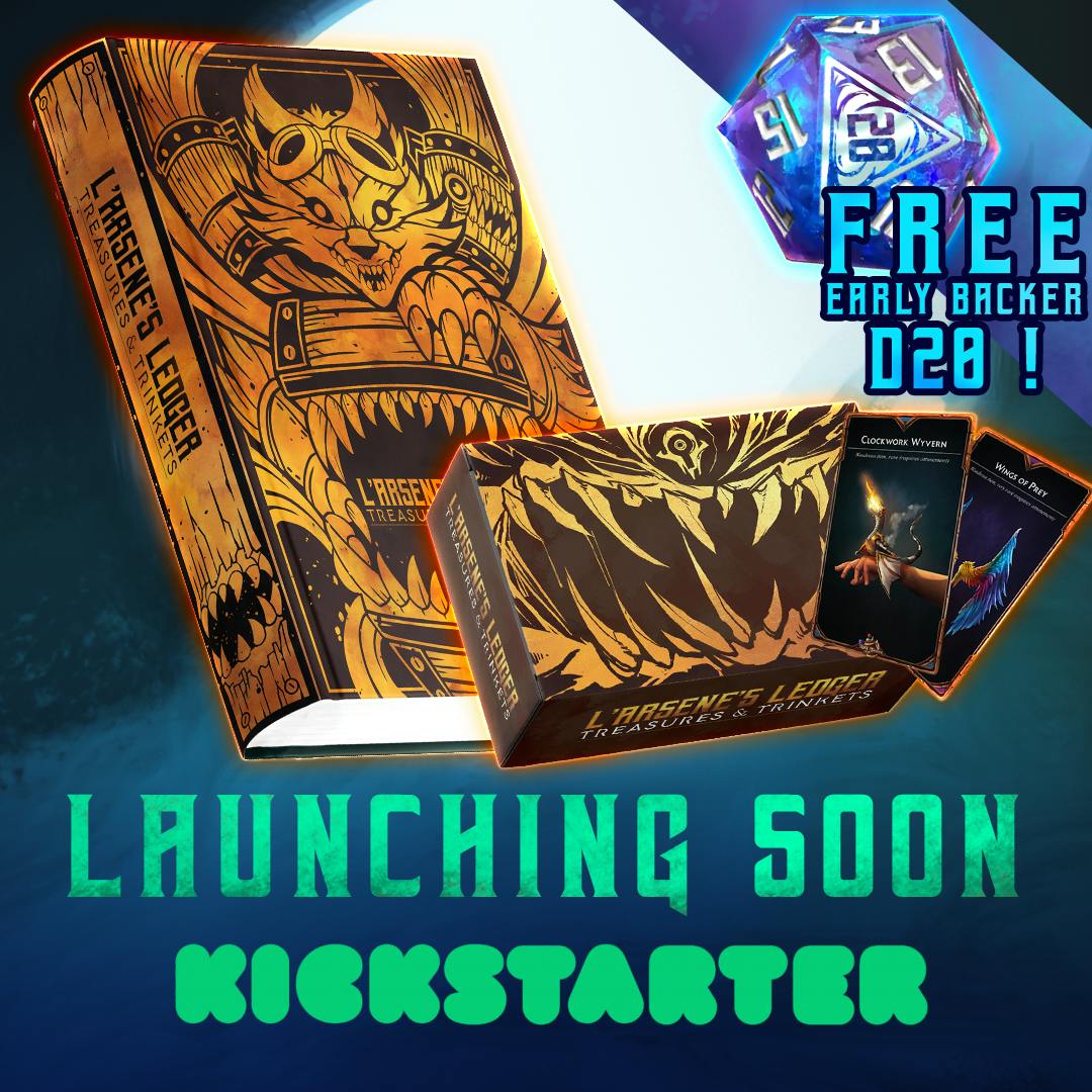 Get Ready for L'Arsene's Ledger of Treasures and Trinkets - A DnD 5e Tome