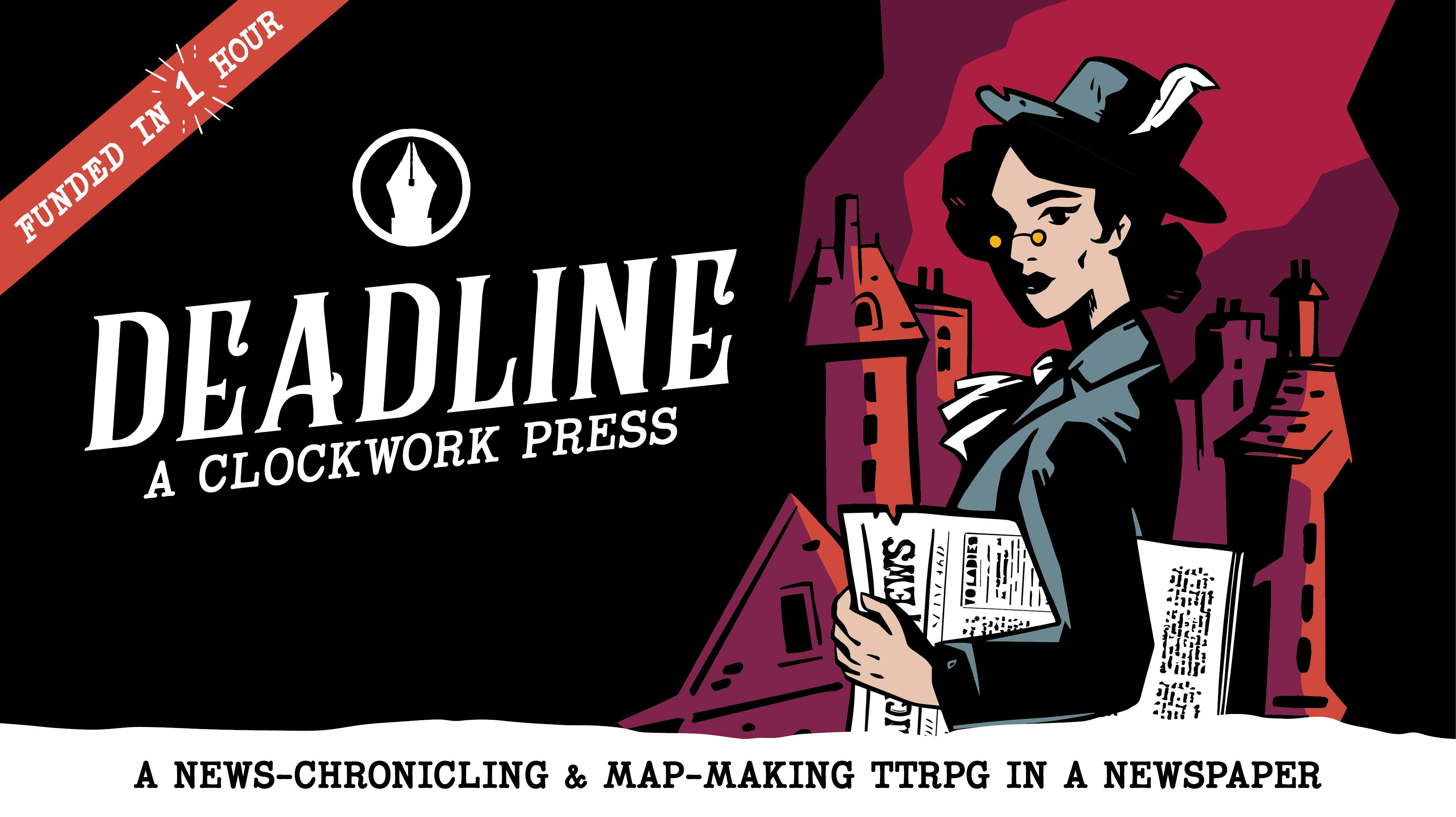 Deadline - A Clockwork Press Project Update: DEADLINE sent to print ...