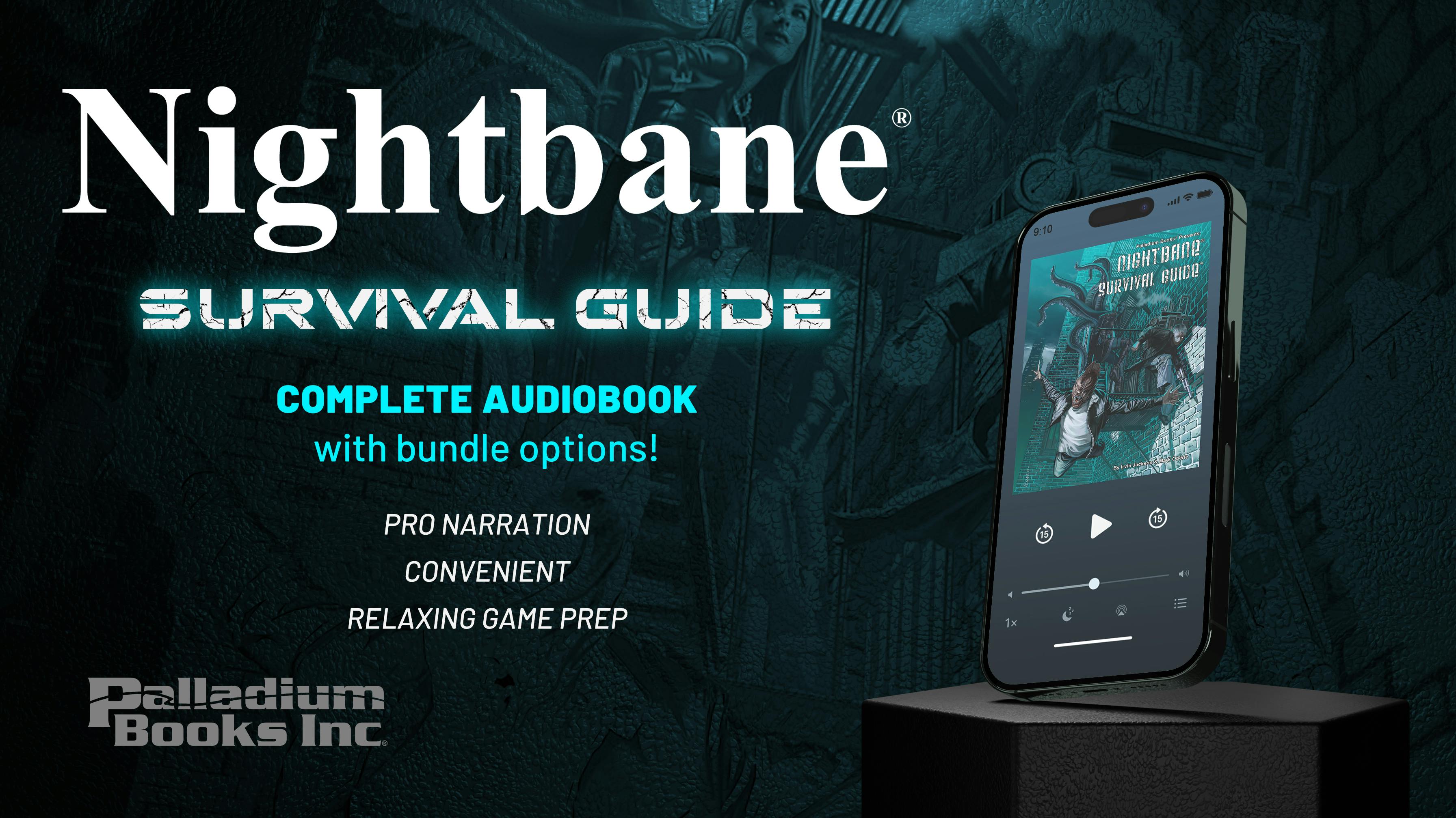 Audiobook of Survival Guide, a supplement for Nightbane - BackerKit