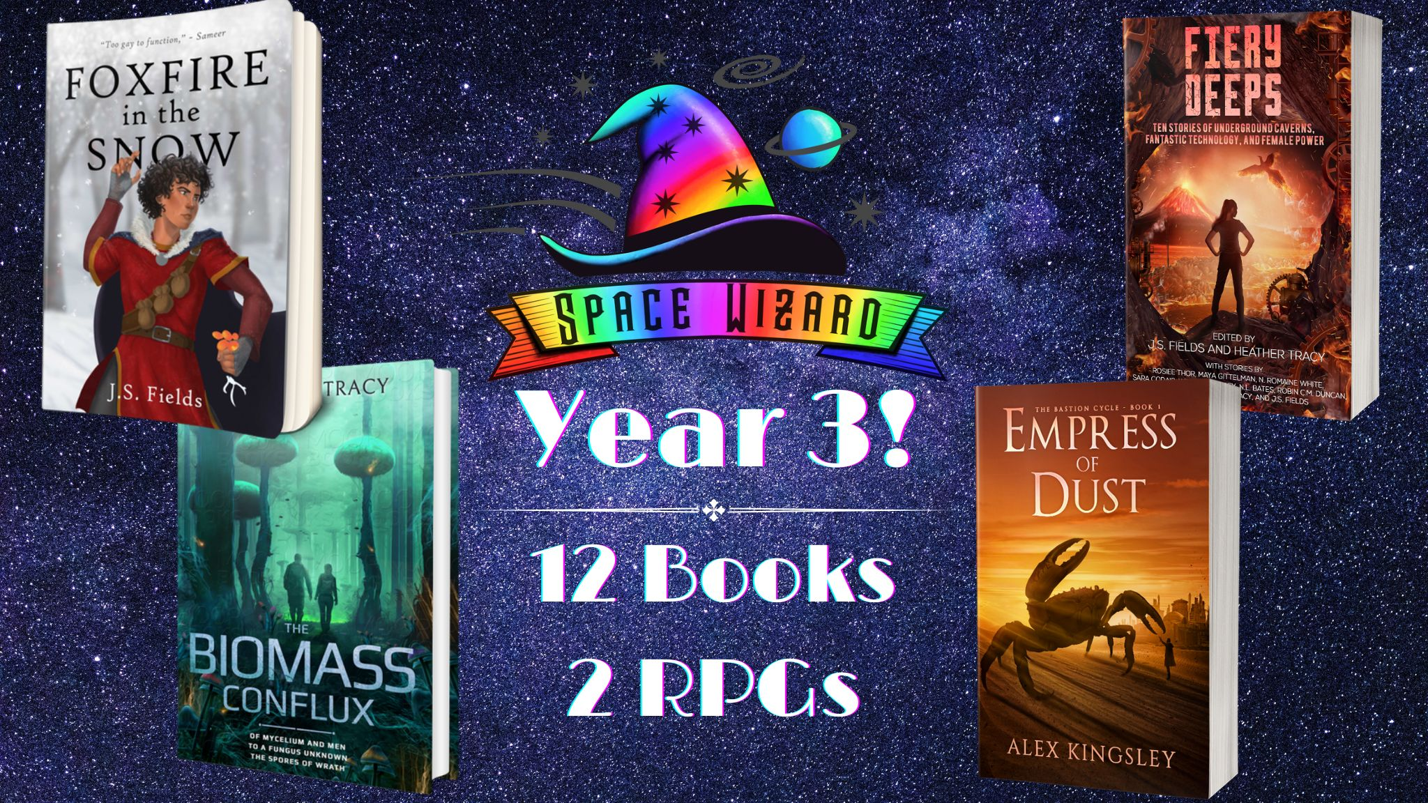 Space Wizard Science Fantasy Books: 12 books and 2 RPGs coming in Year ...