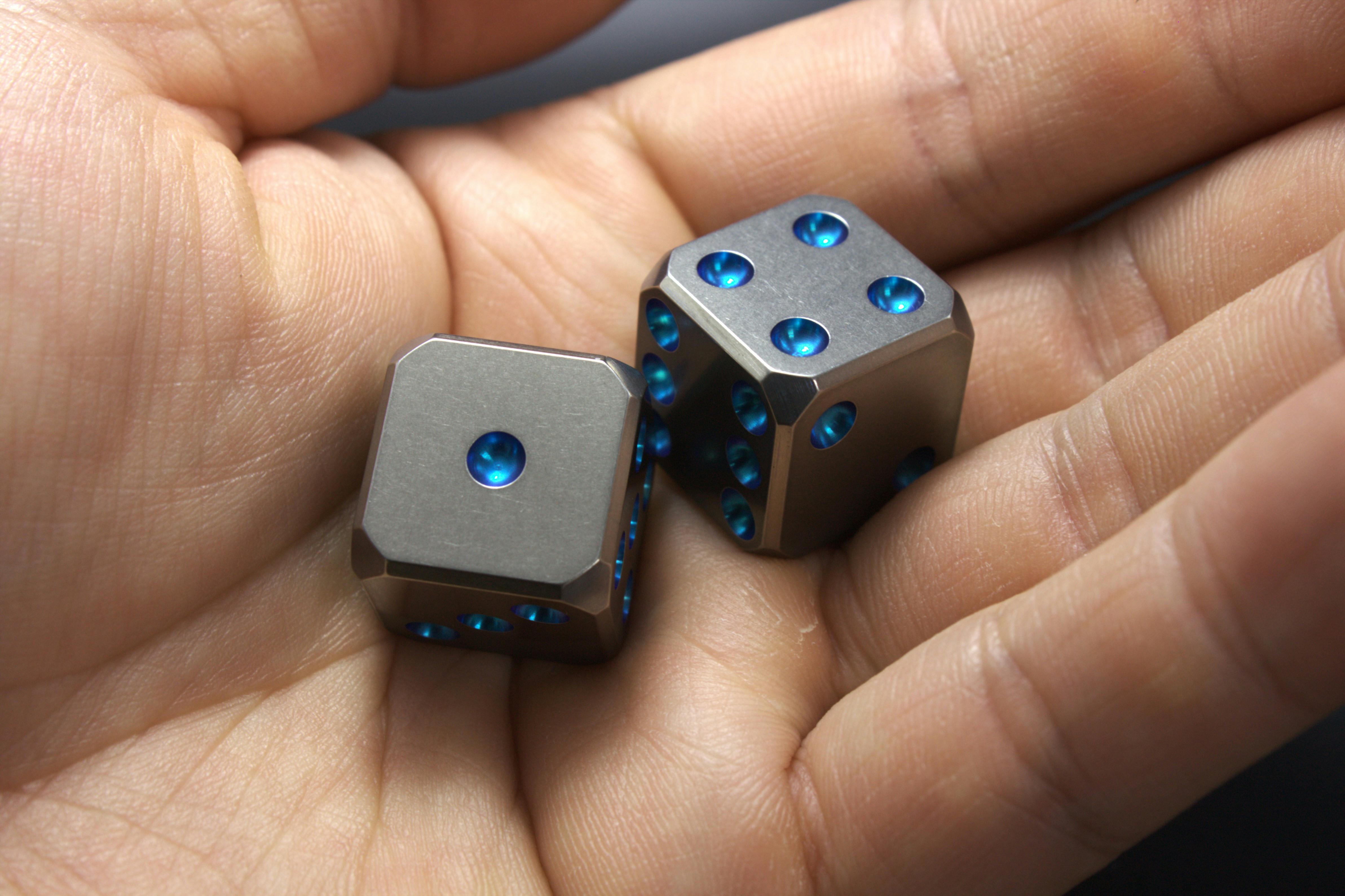 Tesseract Titanium Dice - BackerKit