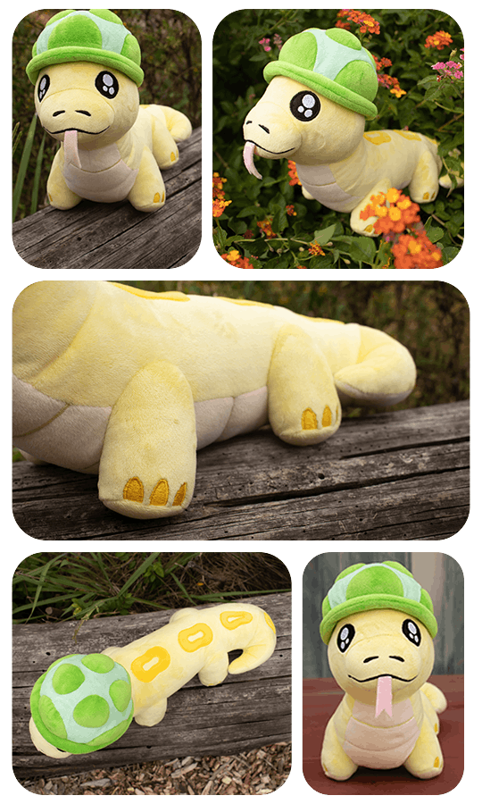 Snurtle (snake/turtle) & Cacthog (cactus/hedgehog) Plushies - BackerKit