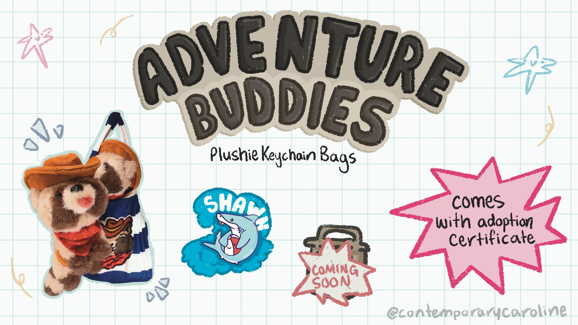Adventure Buddies Reusable Bag Plushie Keychains - BackerKit