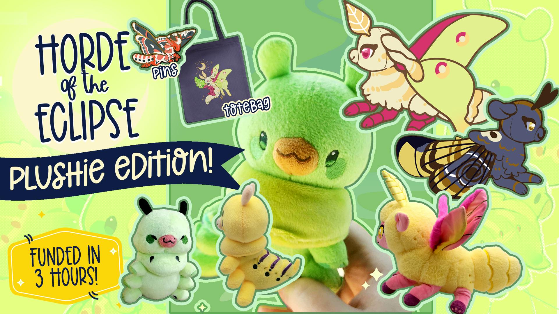 Horde of the Eclipse ~ Moth Dragon Plushies - BackerKit