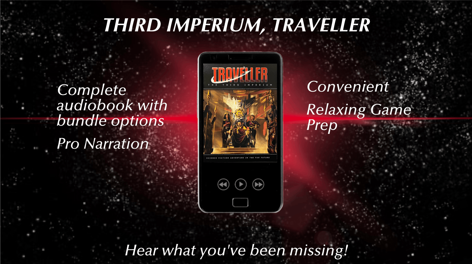 Audiobook of Third Imperium, a supplement for Traveller - BackerKit
