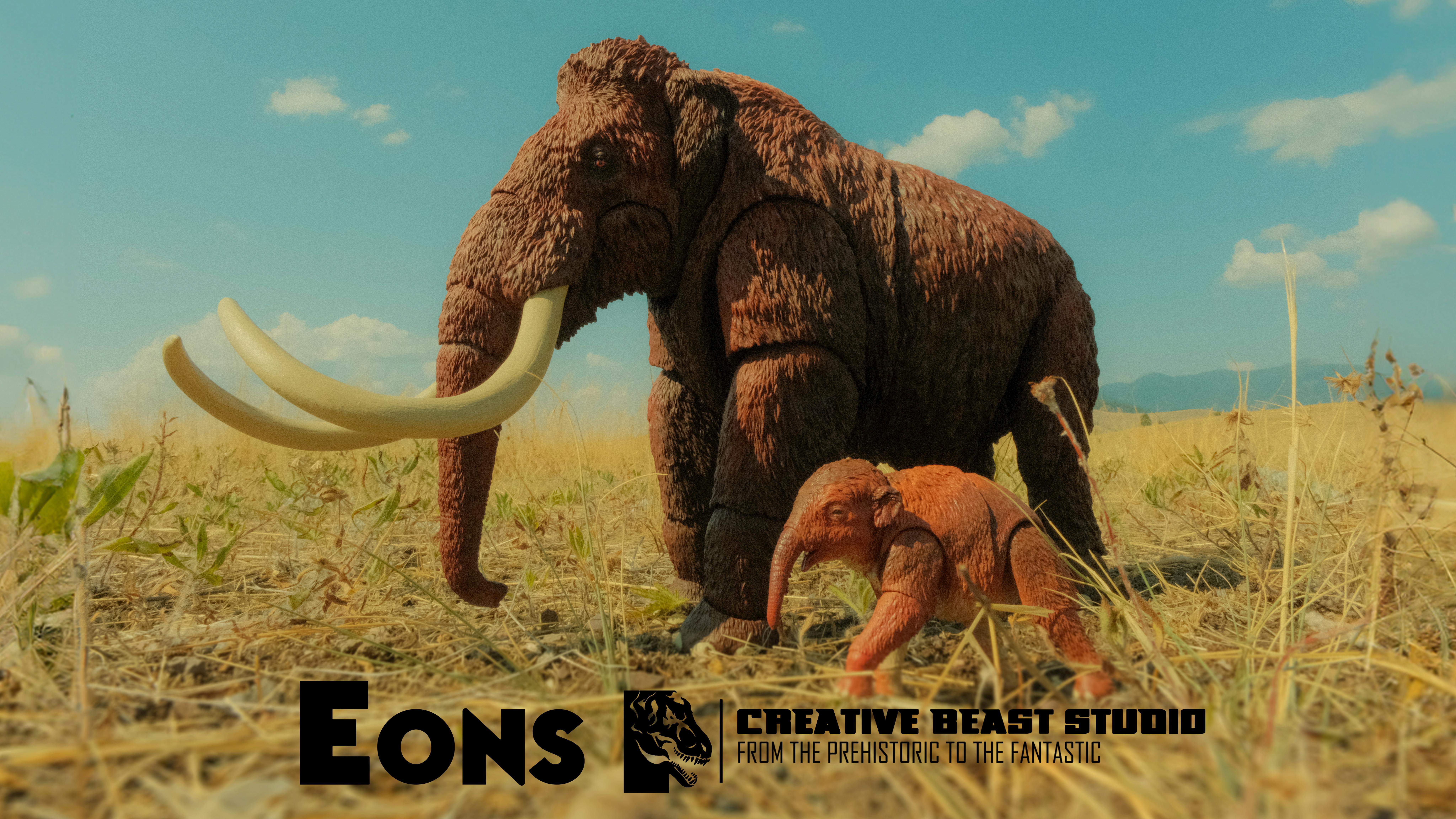 Eons Realistic Articulated Wooly Mammoth Figures Project Update: We can ...