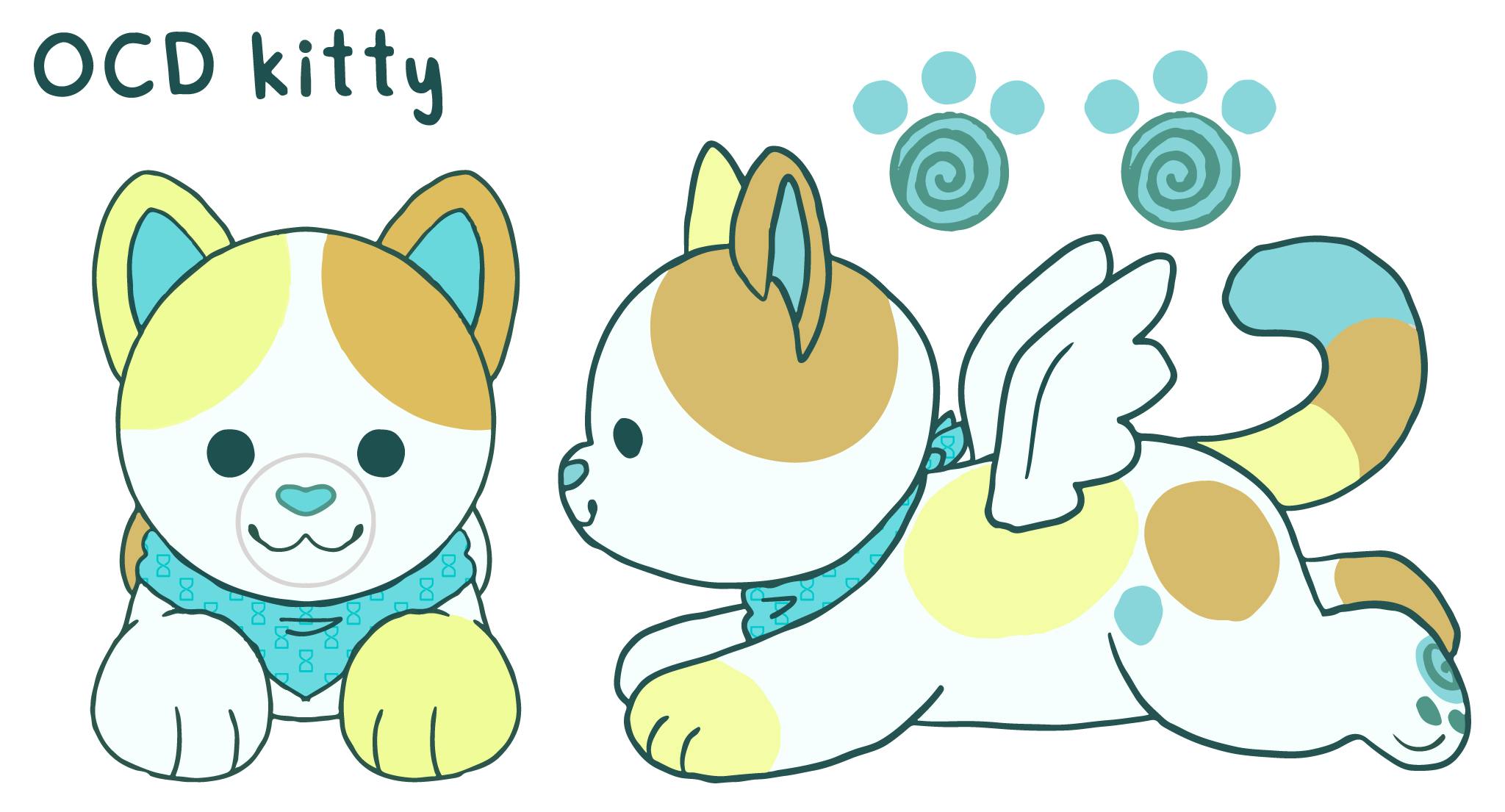 AuDHD creatures plushies + more! Project Update: sandy the OCD kitty ...