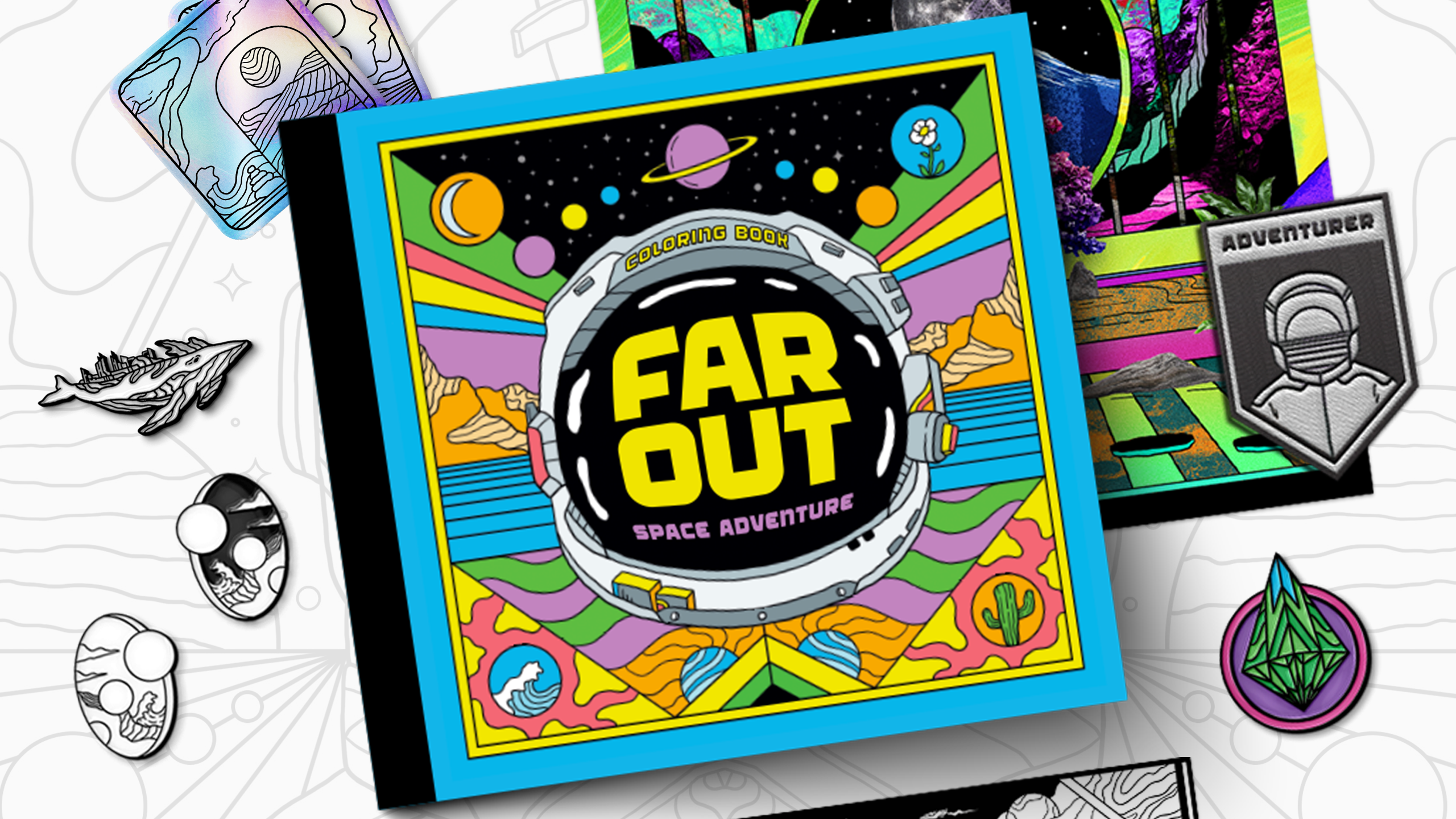 Far Out: Space Adventure Coloring Book (Coloring Optional) - BackerKit