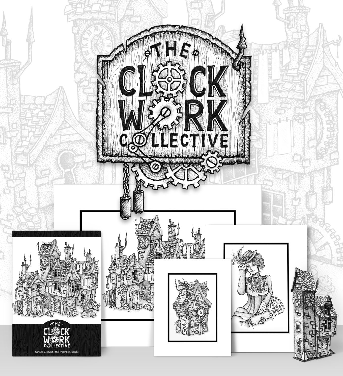 Get Ready for The Clockwork Collective: Art Book, Short Story & Papercraft