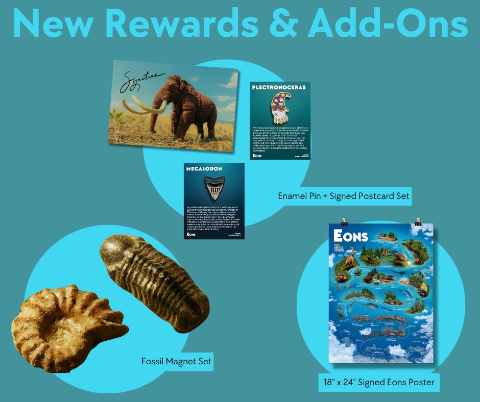 Eons Realistic Articulated Wooly Mammoth Figures - BackerKit