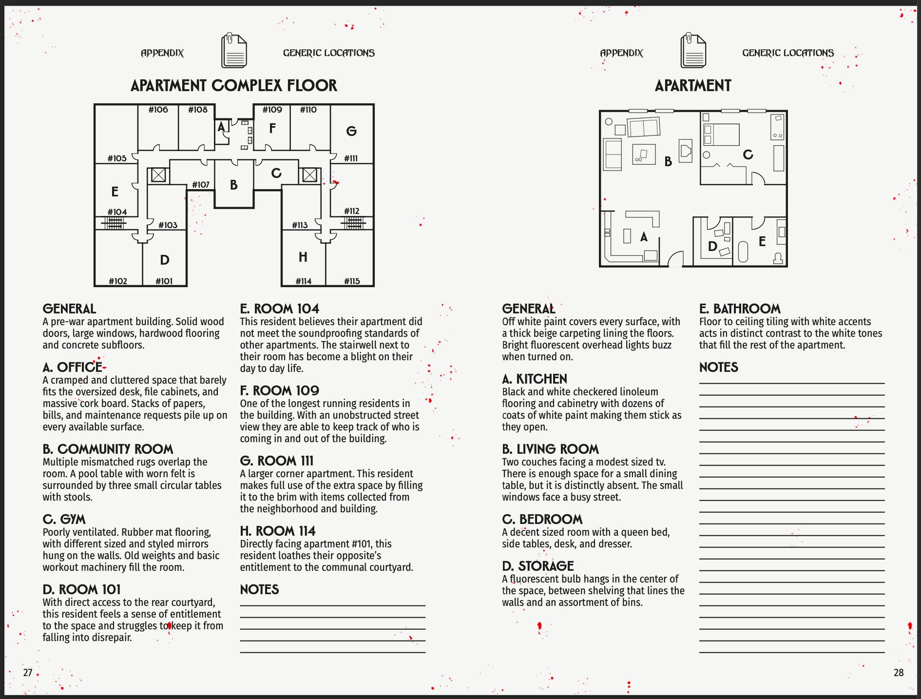 Liminal Horror Deluxe Edition Project Update: Generic Locations (one of ...
