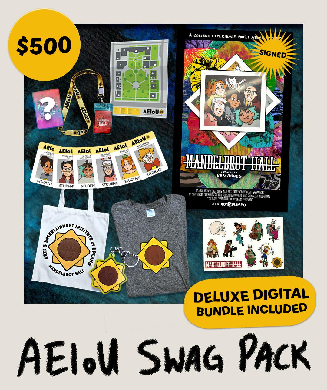 AEIOU Swag Pack | MANDELBROT HALL - Animated Pilot Episode - BackerKit