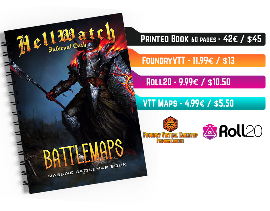 5 Massive RPG Battlemap Books (Fantasy, Sci-Fi & Cyberpunk) - BackerKit